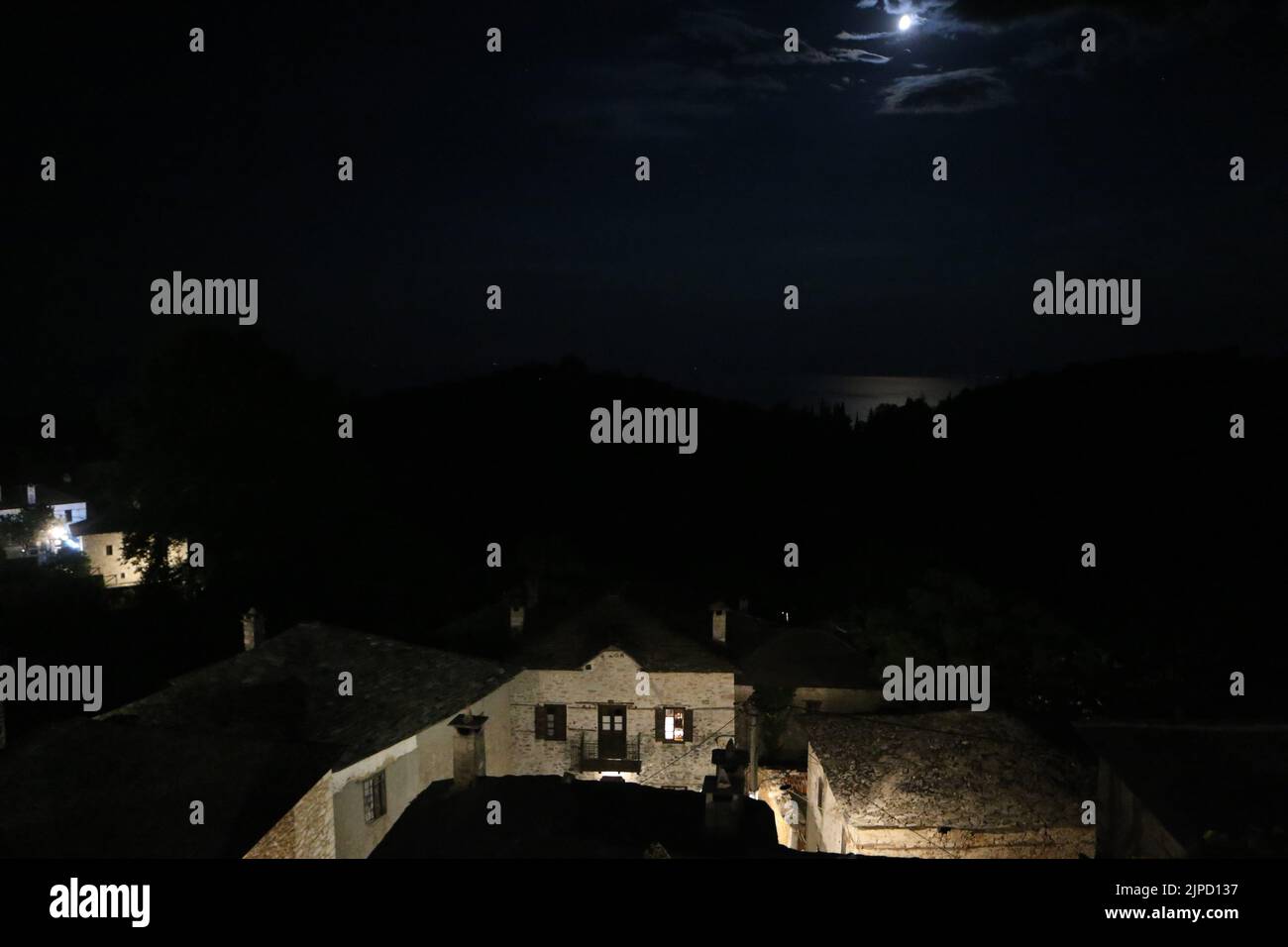 Traditional village at Pilio Greece Stock Photo - Alamy