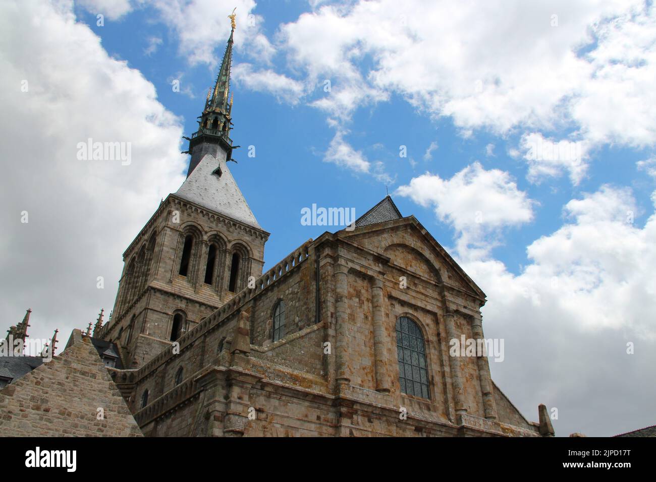 abbey church at le mont-saint-michel (france Stock Photo - Alamy