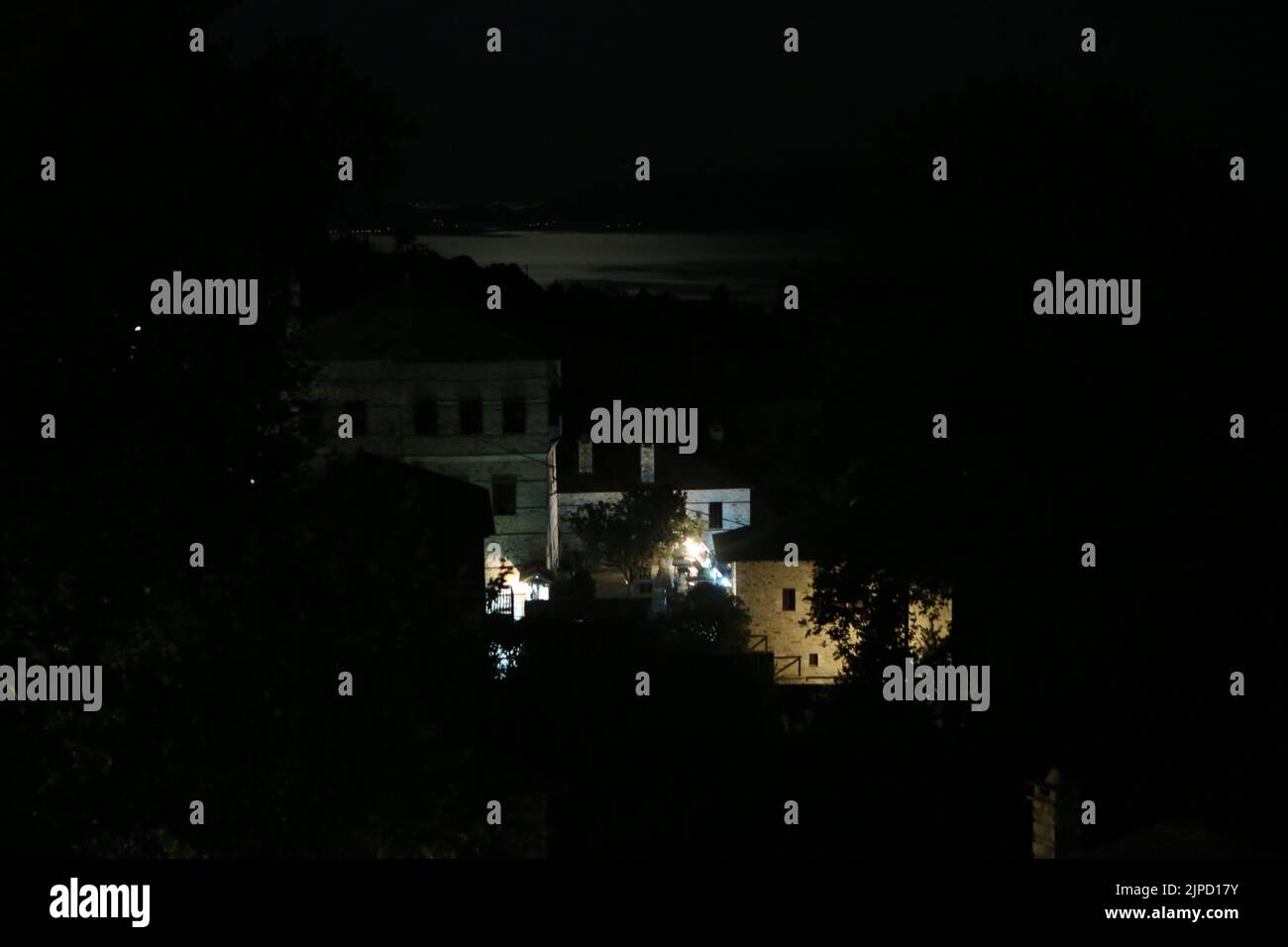 Traditional village at Pilio Greece Stock Photo - Alamy