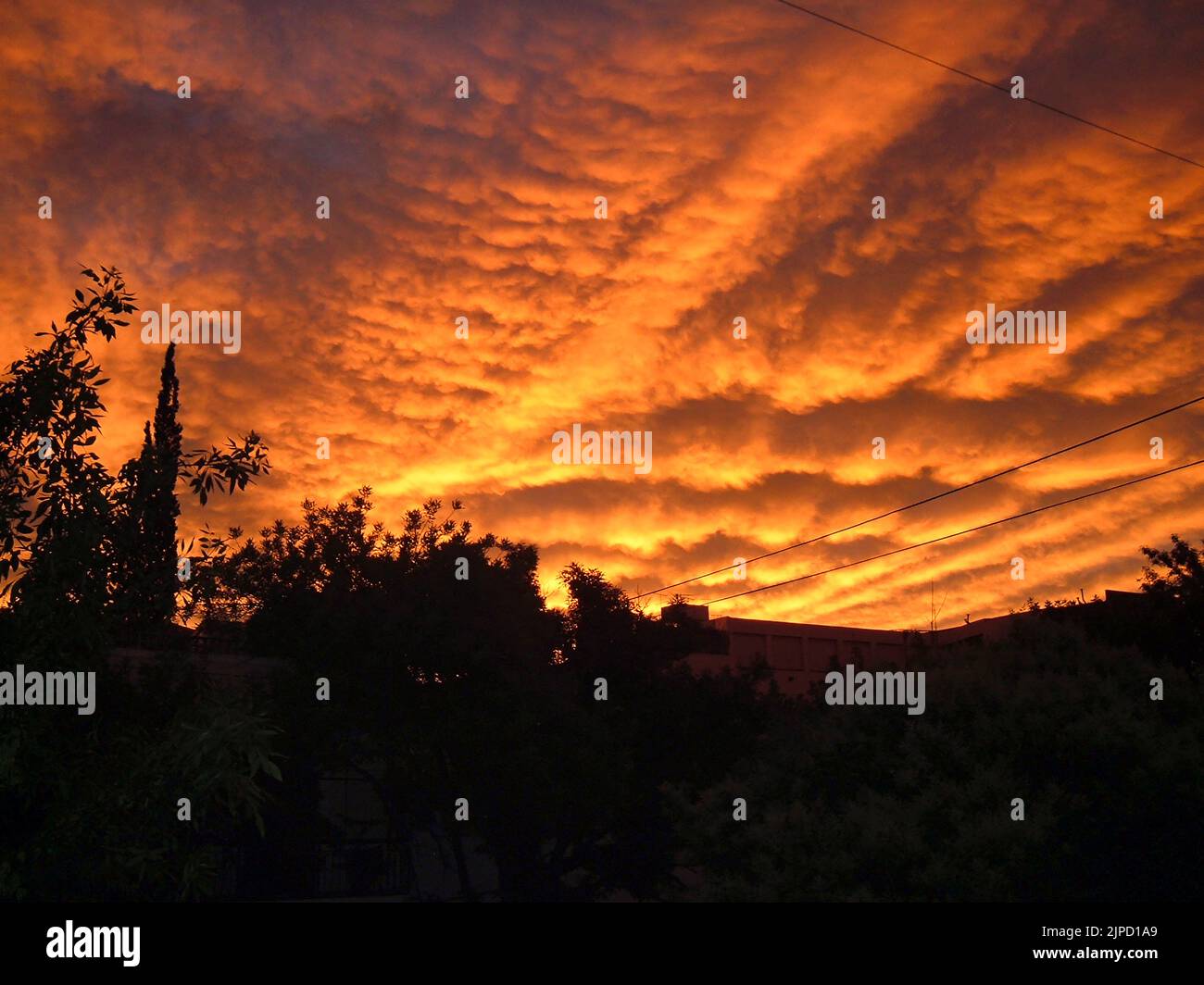 Beautiful shot orange clouds hi-res stock photography and images - Alamy