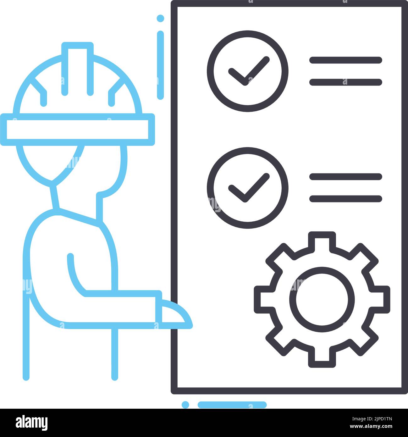 Construction development management Stock Vector Images - Alamy
