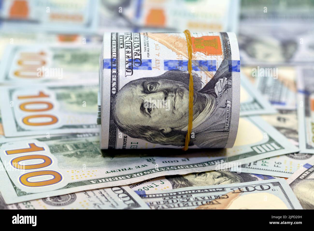 Banknotes stacks us dollars hi-res stock photography and images - Alamy