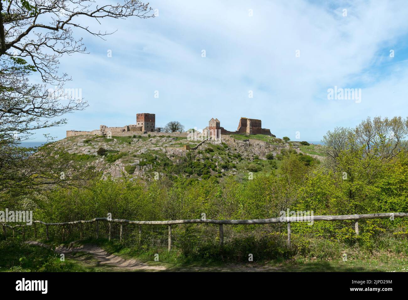 Hammershus is a medieval fortification on the northern tip of the ...