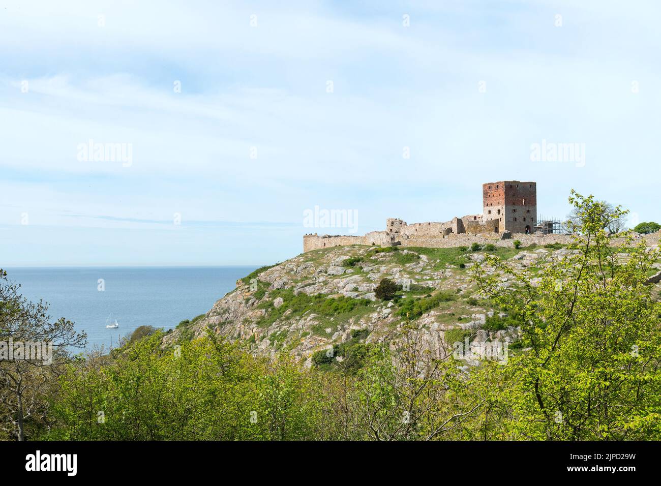 Hammershus is a medieval fortification on the northern tip of the ...