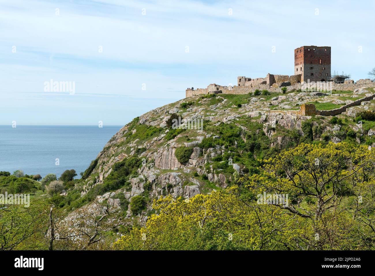 Hammershus is a medieval fortification on the northern tip of the ...