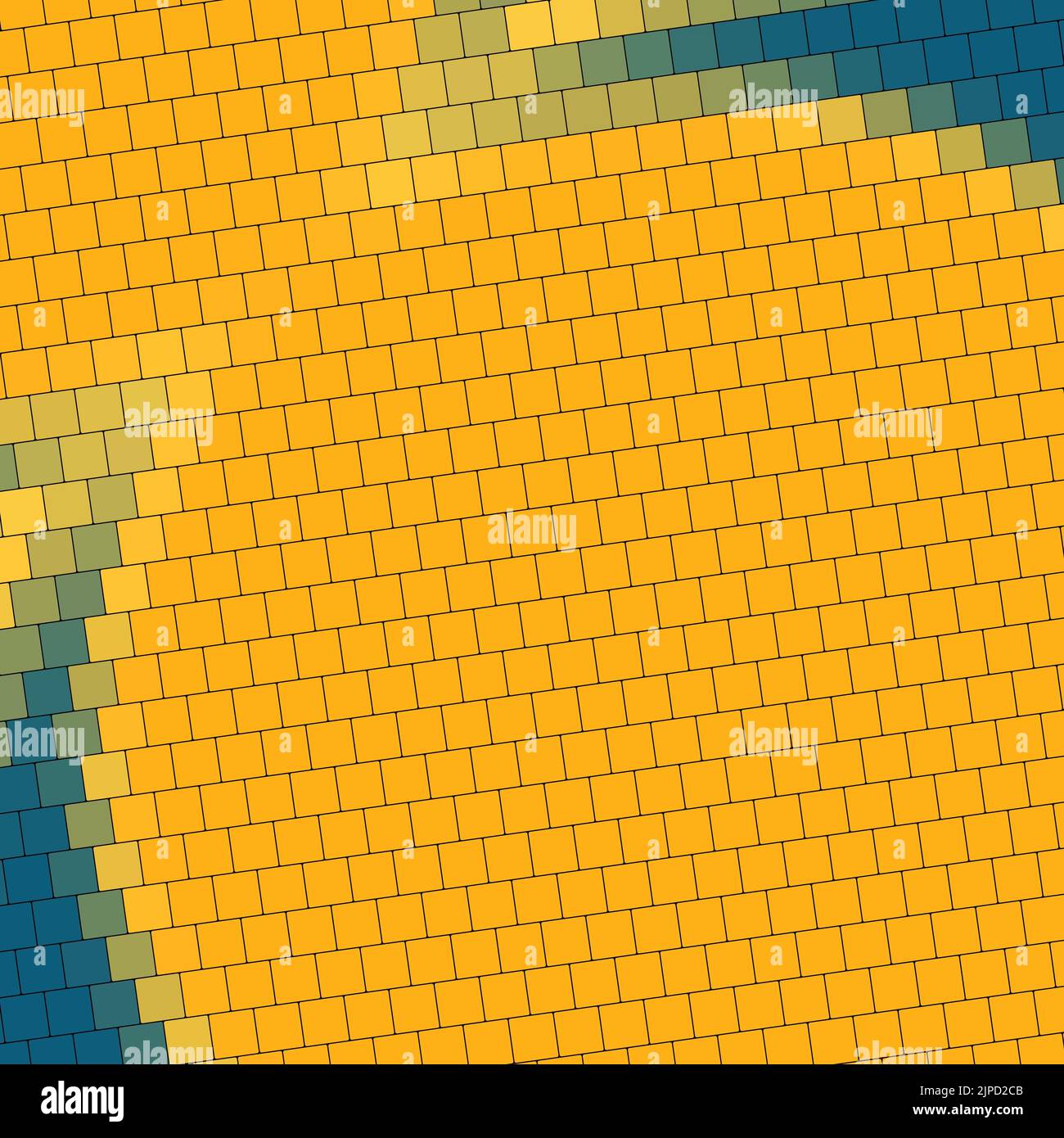 abstract squared Colorful palette brick wall texture background with ...