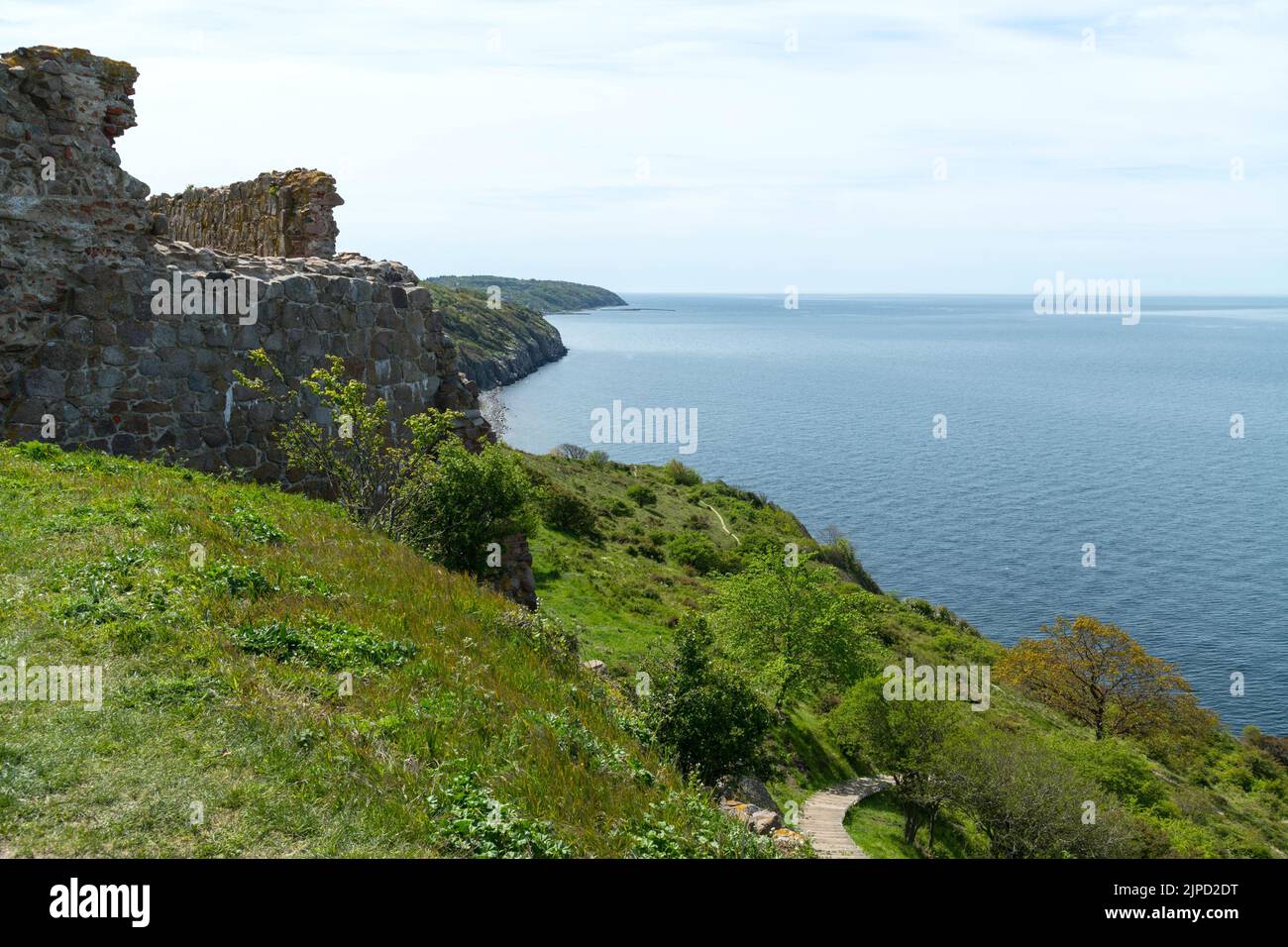 Hammershus is a medieval fortification on the northern tip of the ...