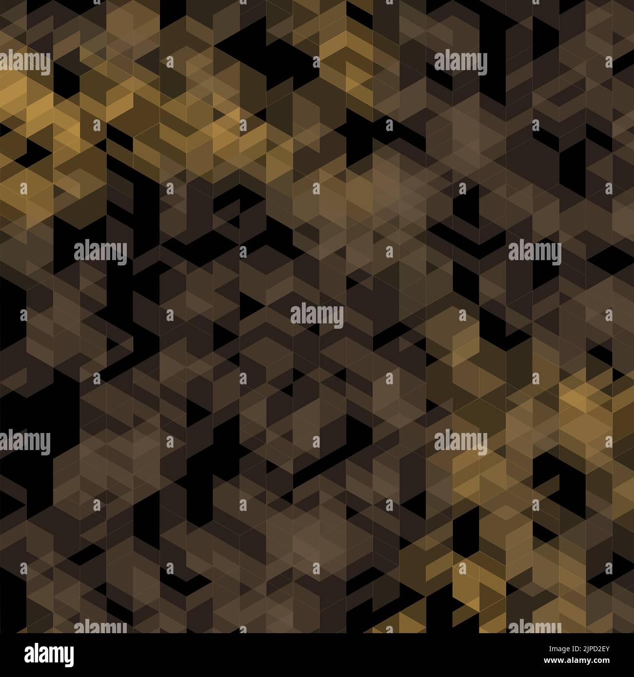 Abstract decorative illustration of hexagon and triangular Grid shape ...