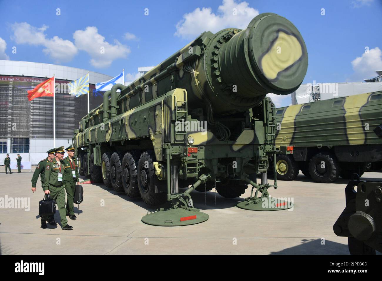 Moscow region. The Yars Independent Launcher (IL) at opening of the ...