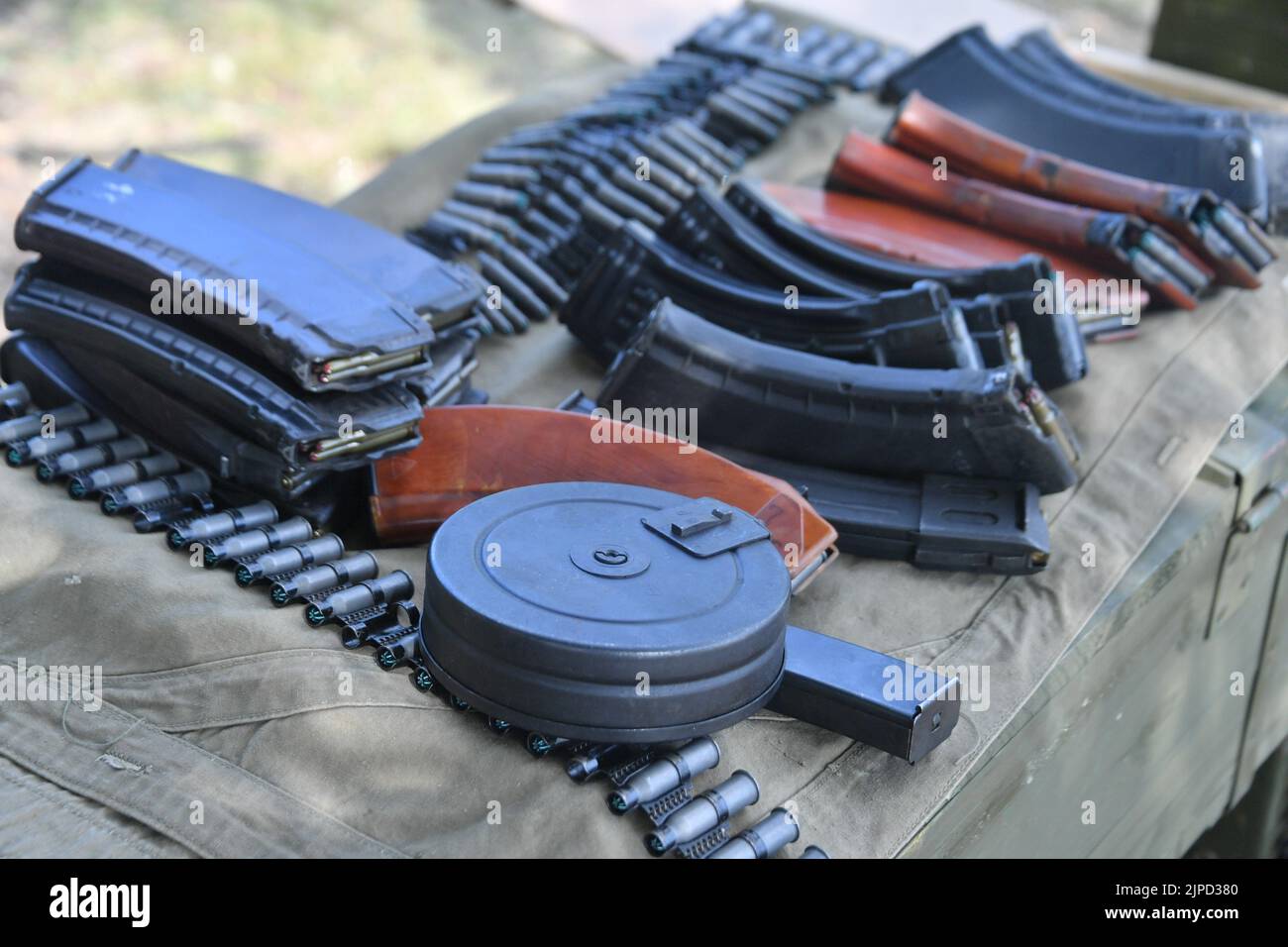 Moscow region. Shop with cartridges at opening of the international ...