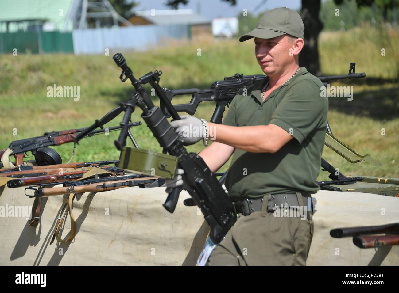 Moscow region. At opening of the international military and technical ...