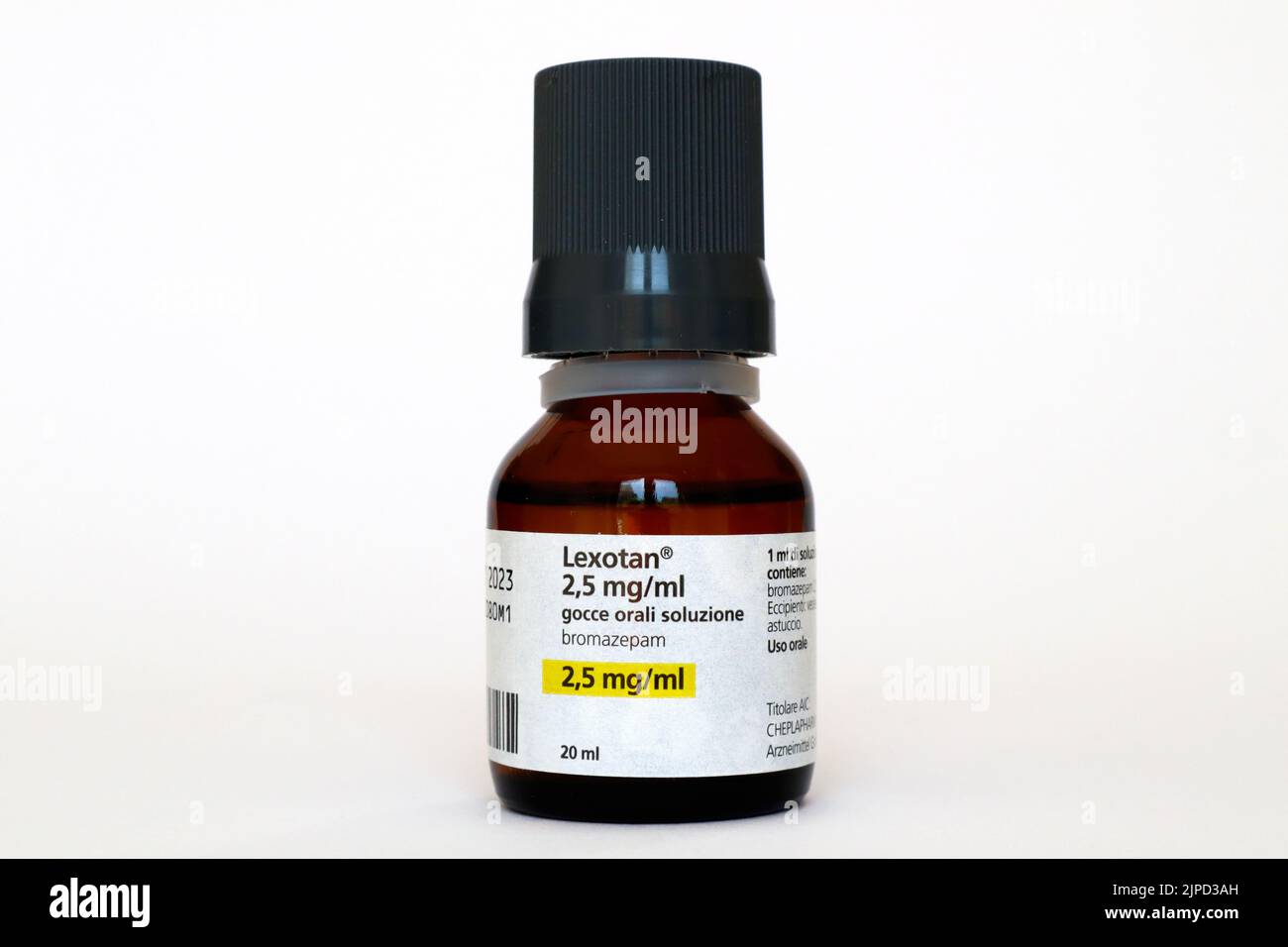 LEXOTAN Bromazepam, a benzodiazepine medicine. Medication used to treat ...