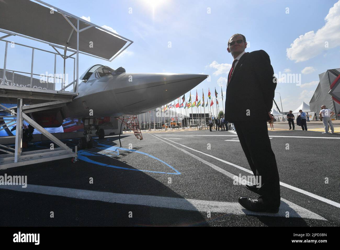 Moscow region. The Russian multipurpose fighter of fifth generation SU ...