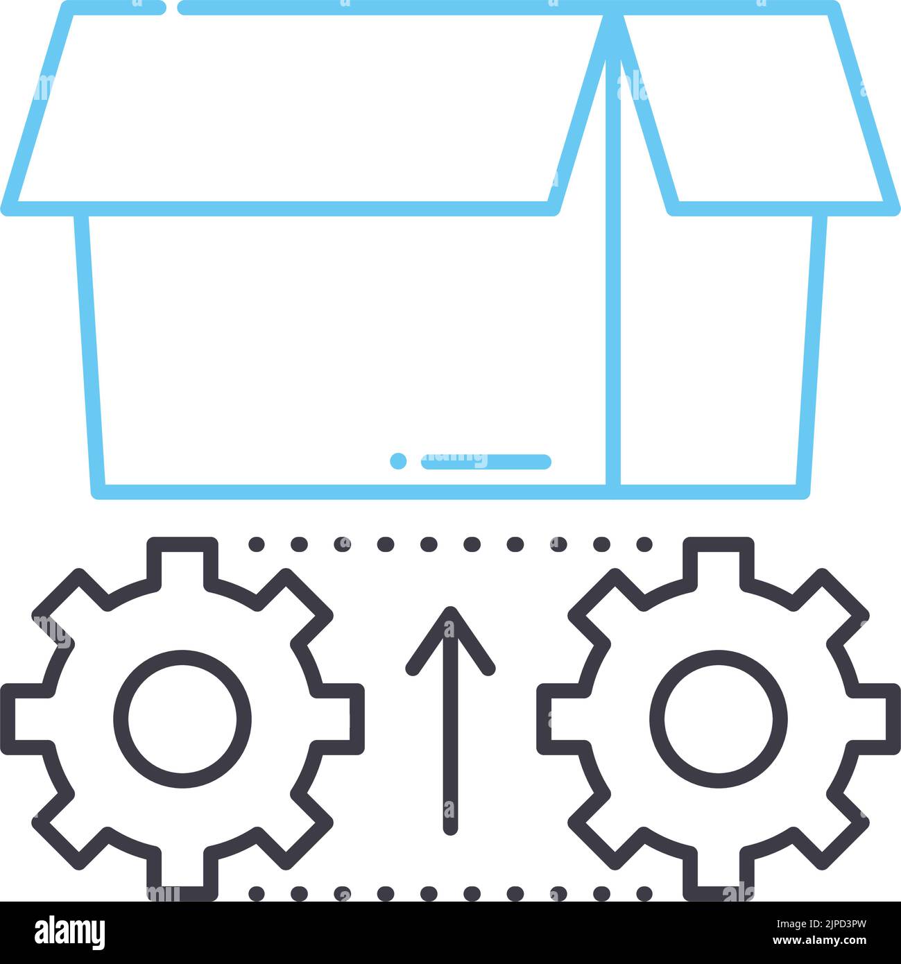 lean line icon, outline symbol, vector illustration, concept sign Stock ...