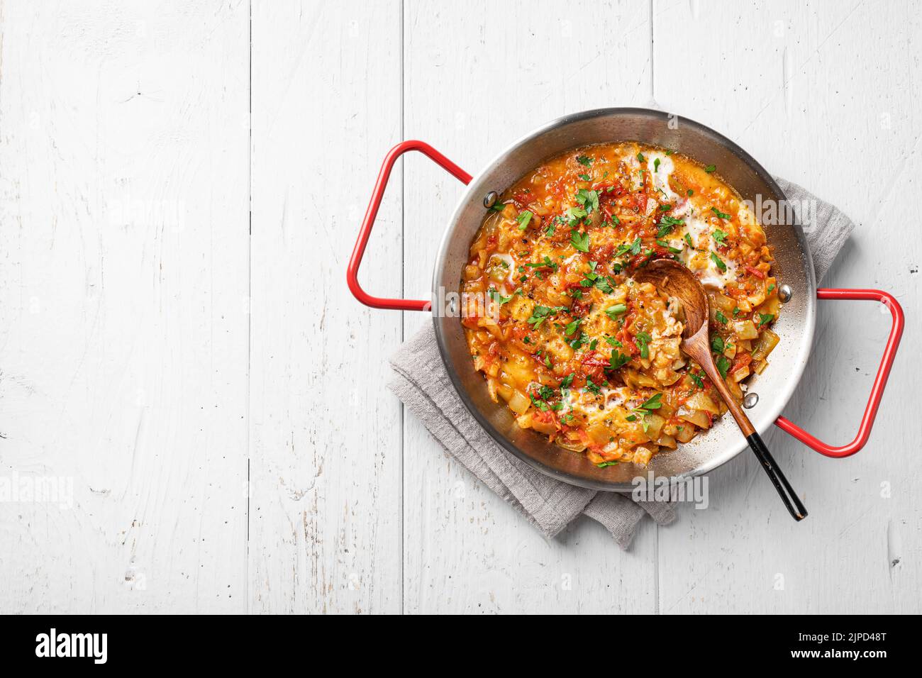 Menemen, Turkish traditional dish Stock Photo - Alamy
