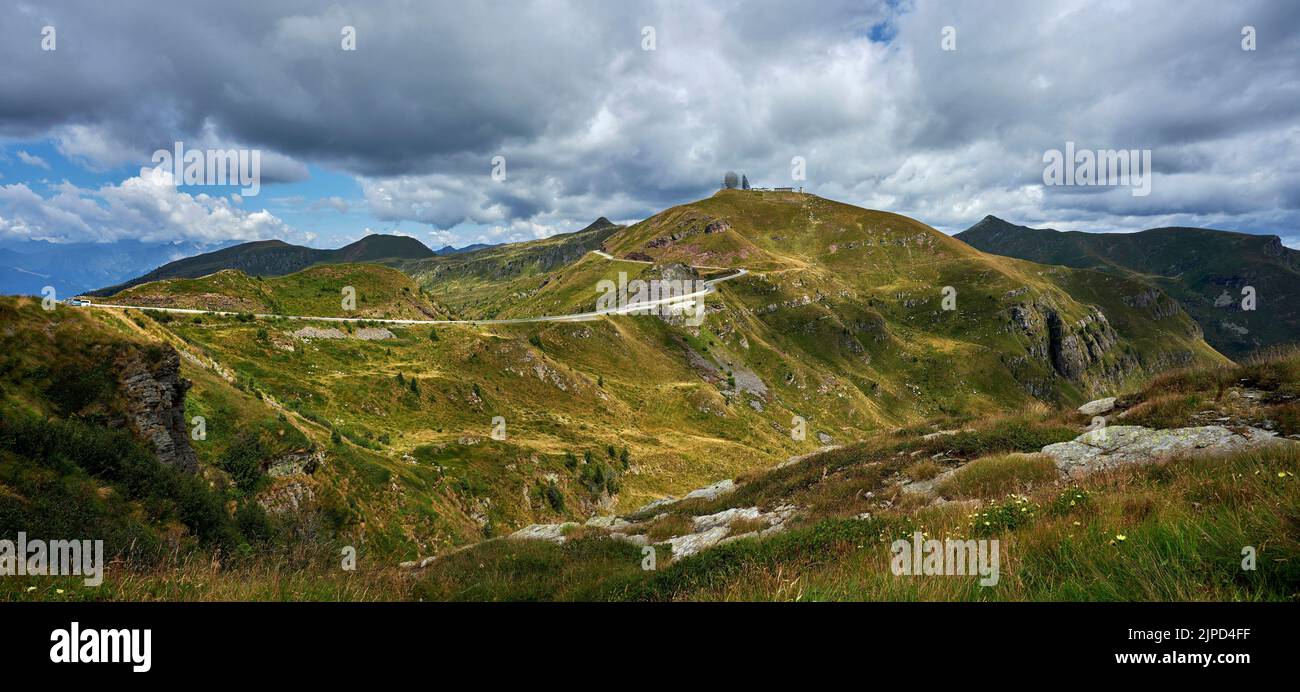 Passo del Maniva (Bs), Italy, landscape of the Ravenola Pass Stock ...