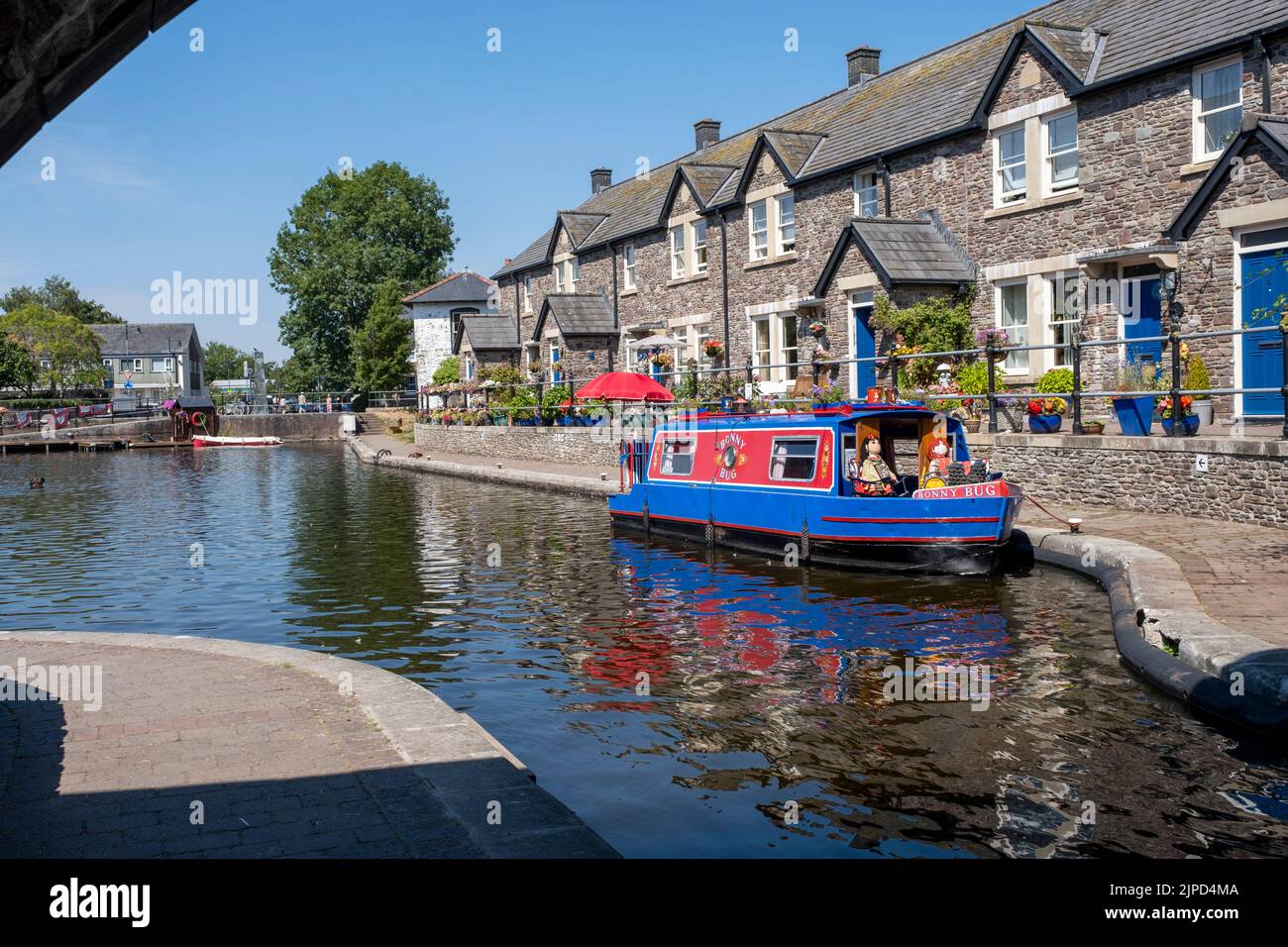 Brecon Canal Basin at Aberhonddu, Wales Stock Photo - Alamy