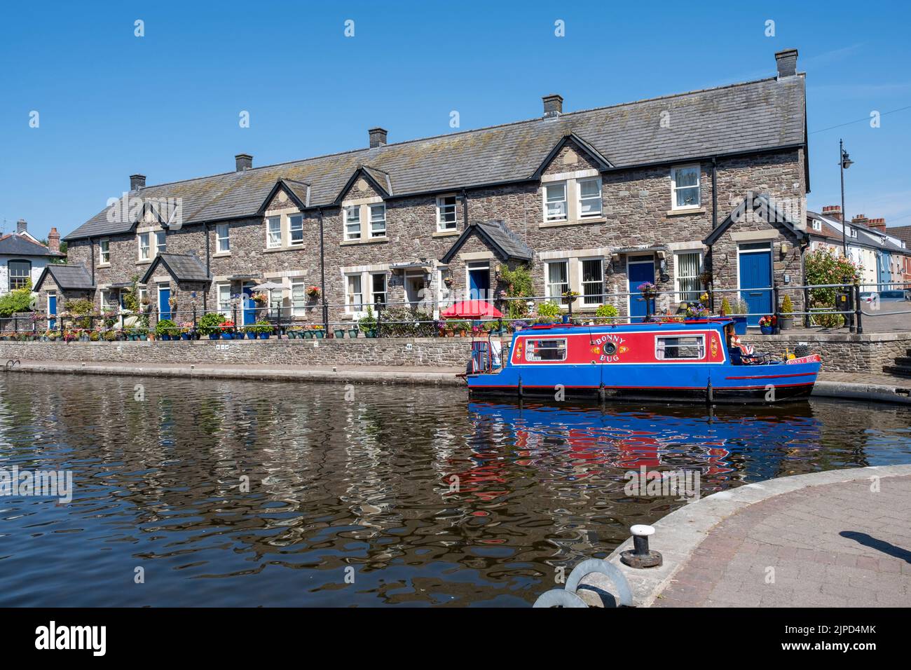 Brecon Canal Basin at Aberhonddu, Wales Stock Photo - Alamy
