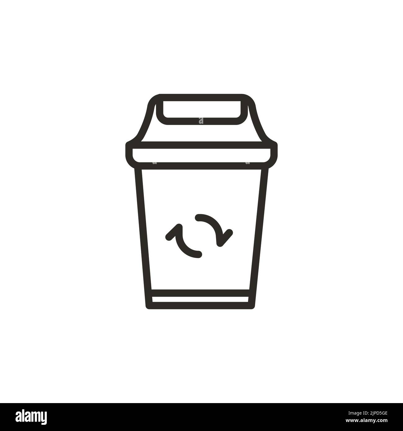 Cup recycling Stock Vector Images - Alamy
