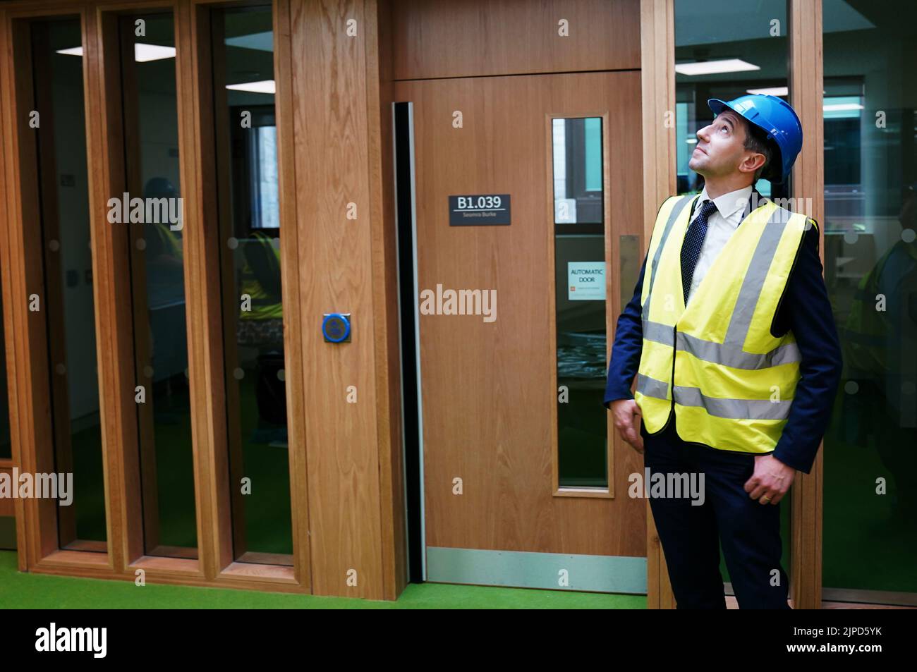 Higher Education Minister Simon Harris during a visit to Trinity ...