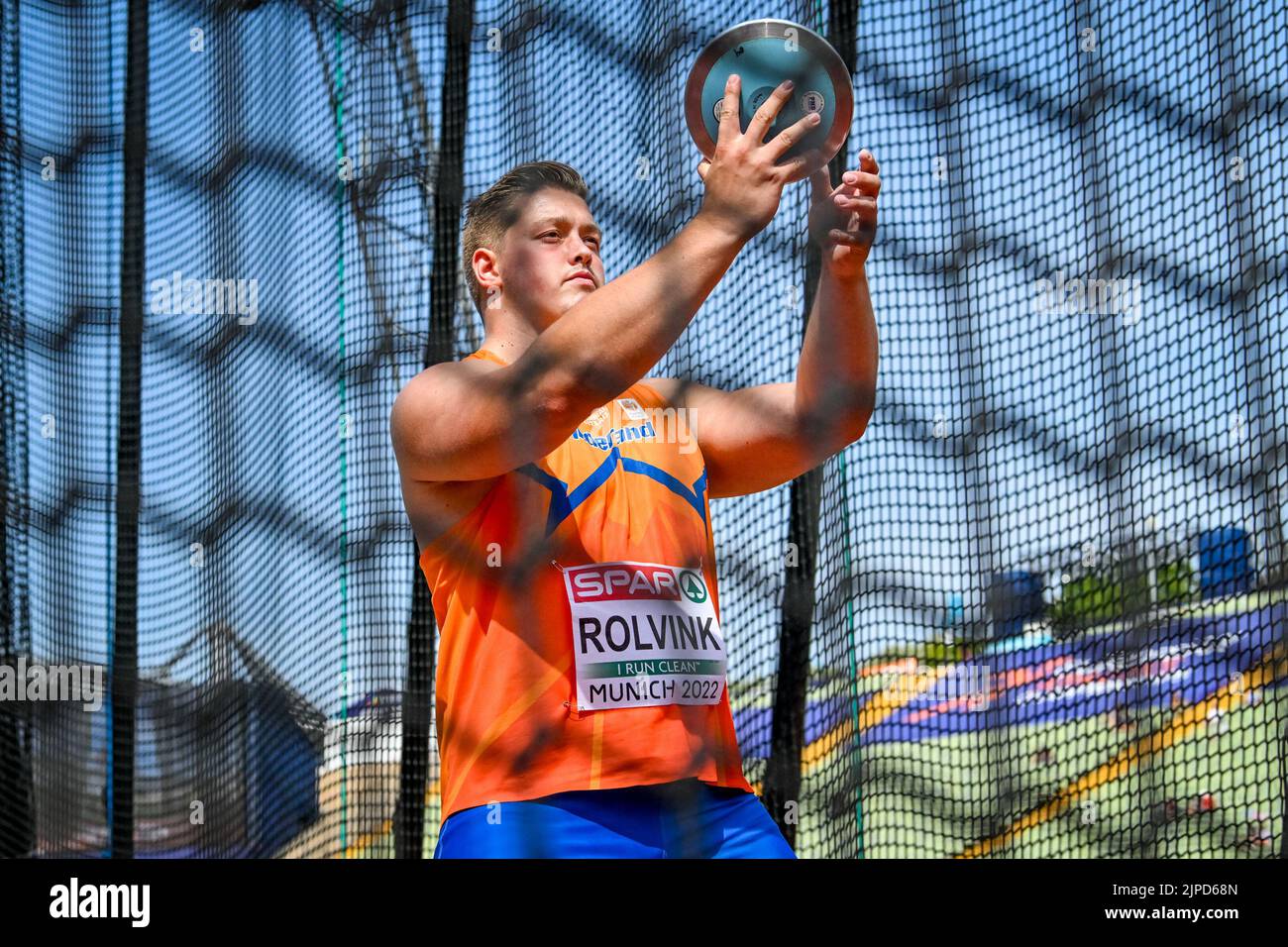 MUNICH, GERMANY - AUGUST 17: Ruben Rolvink of the Netherlands competing ...
