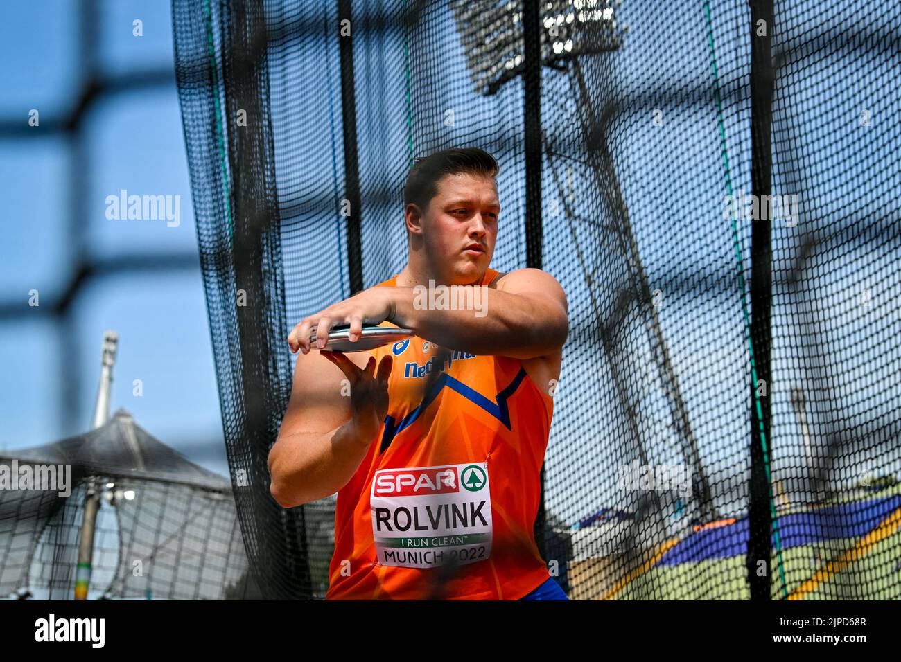 MUNICH, GERMANY - AUGUST 17: Ruben Rolvink of the Netherlands competing ...