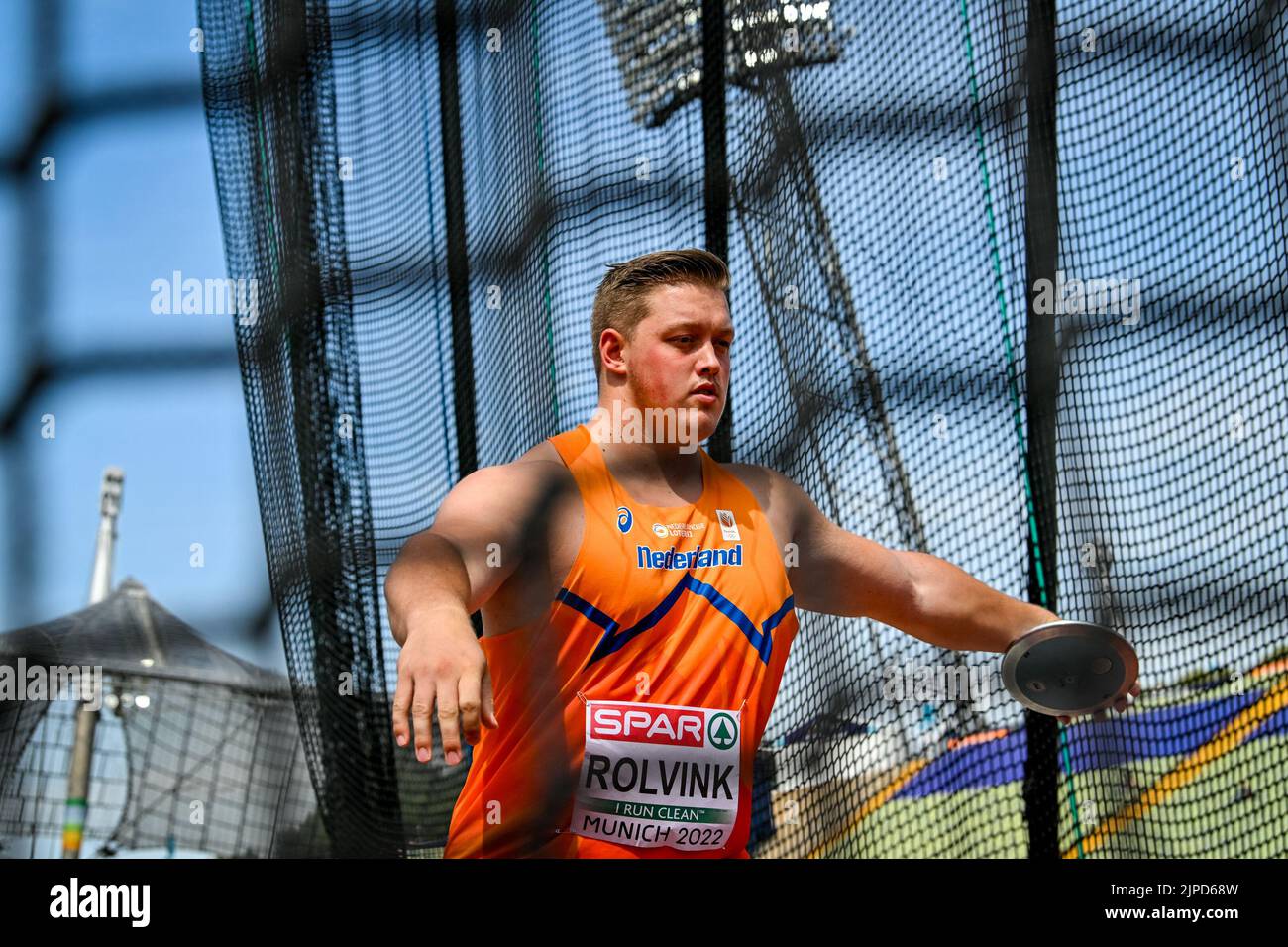 MUNICH, GERMANY - AUGUST 17: Ruben Rolvink of the Netherlands competing ...