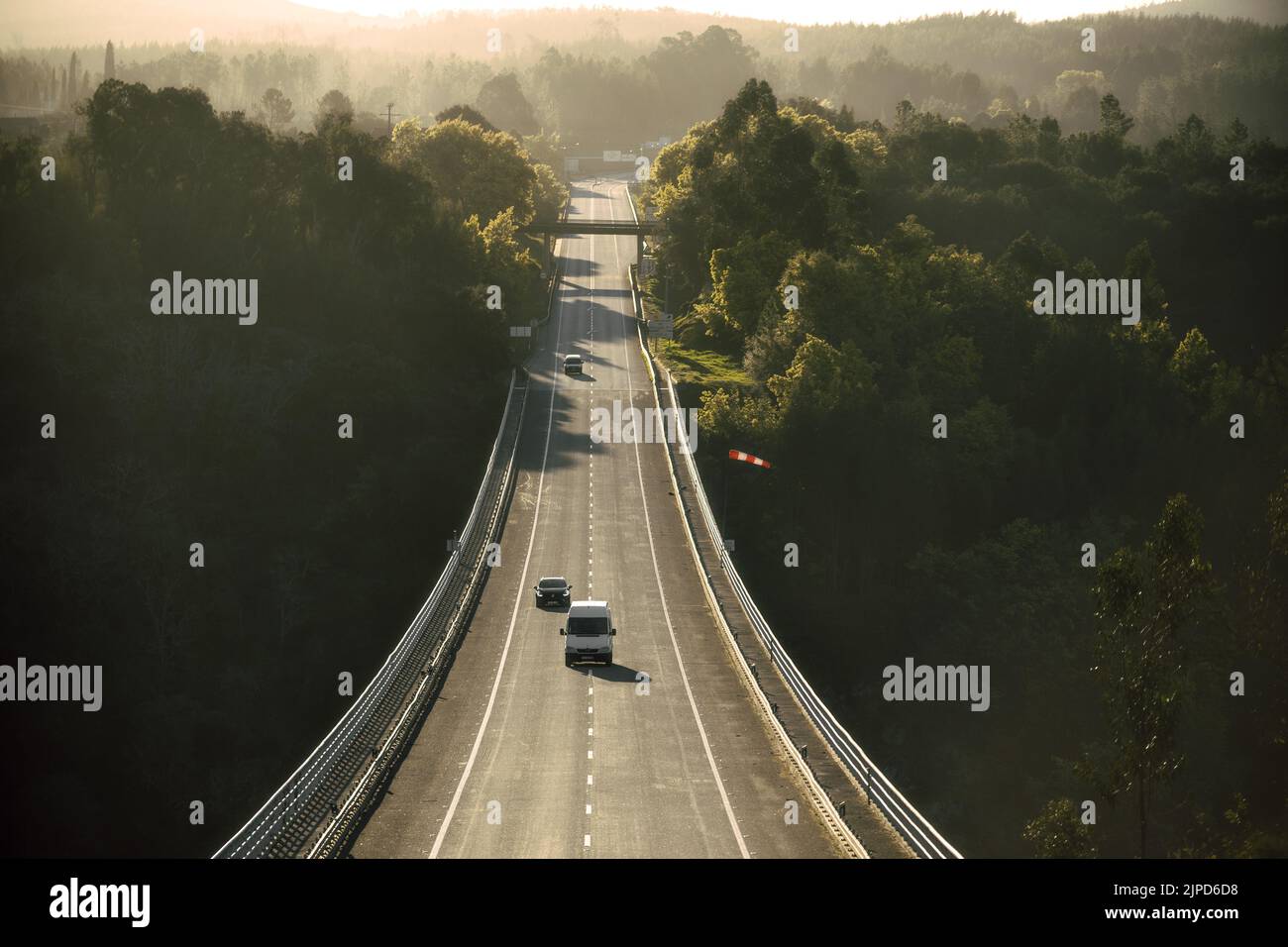 Beautiful aerial view road driving hi-res stock photography and images ...