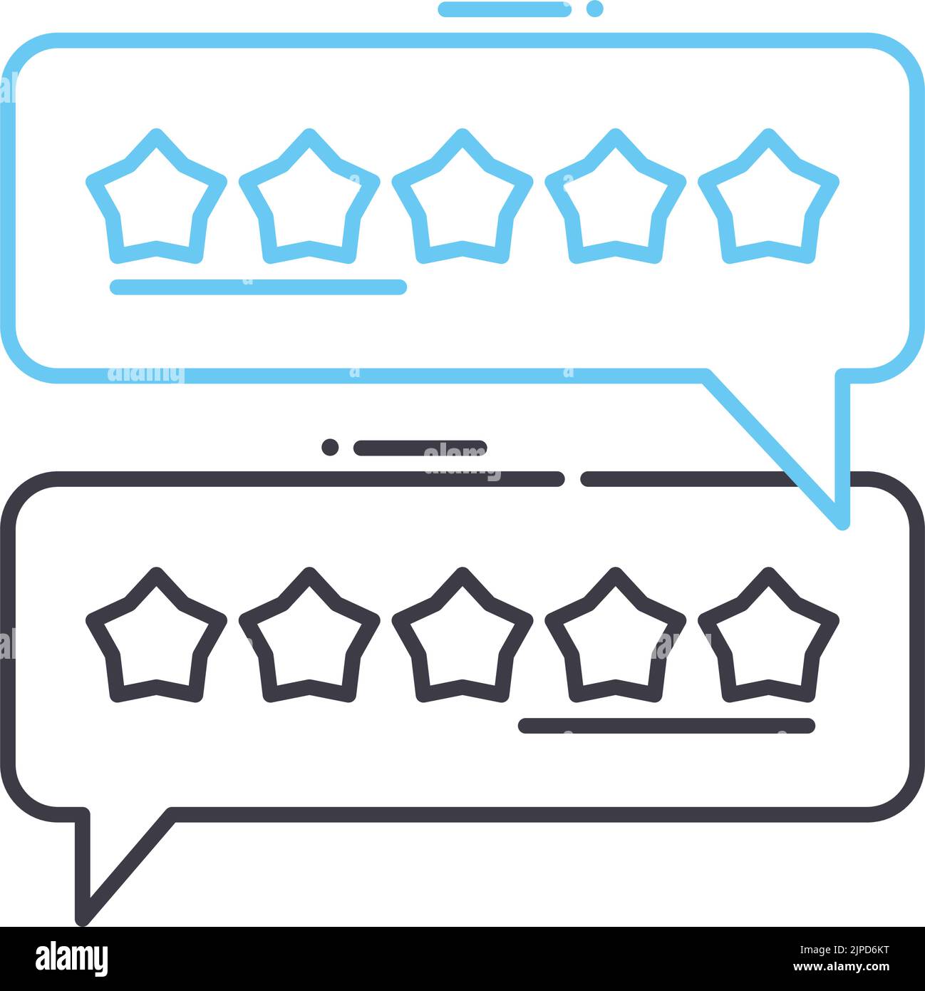 review line icon, outline symbol, vector illustration, concept sign ...