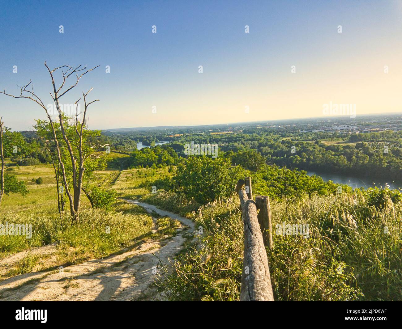 An aerial view of Pech David Park in Toulouse, France Stock Photo - Alamy