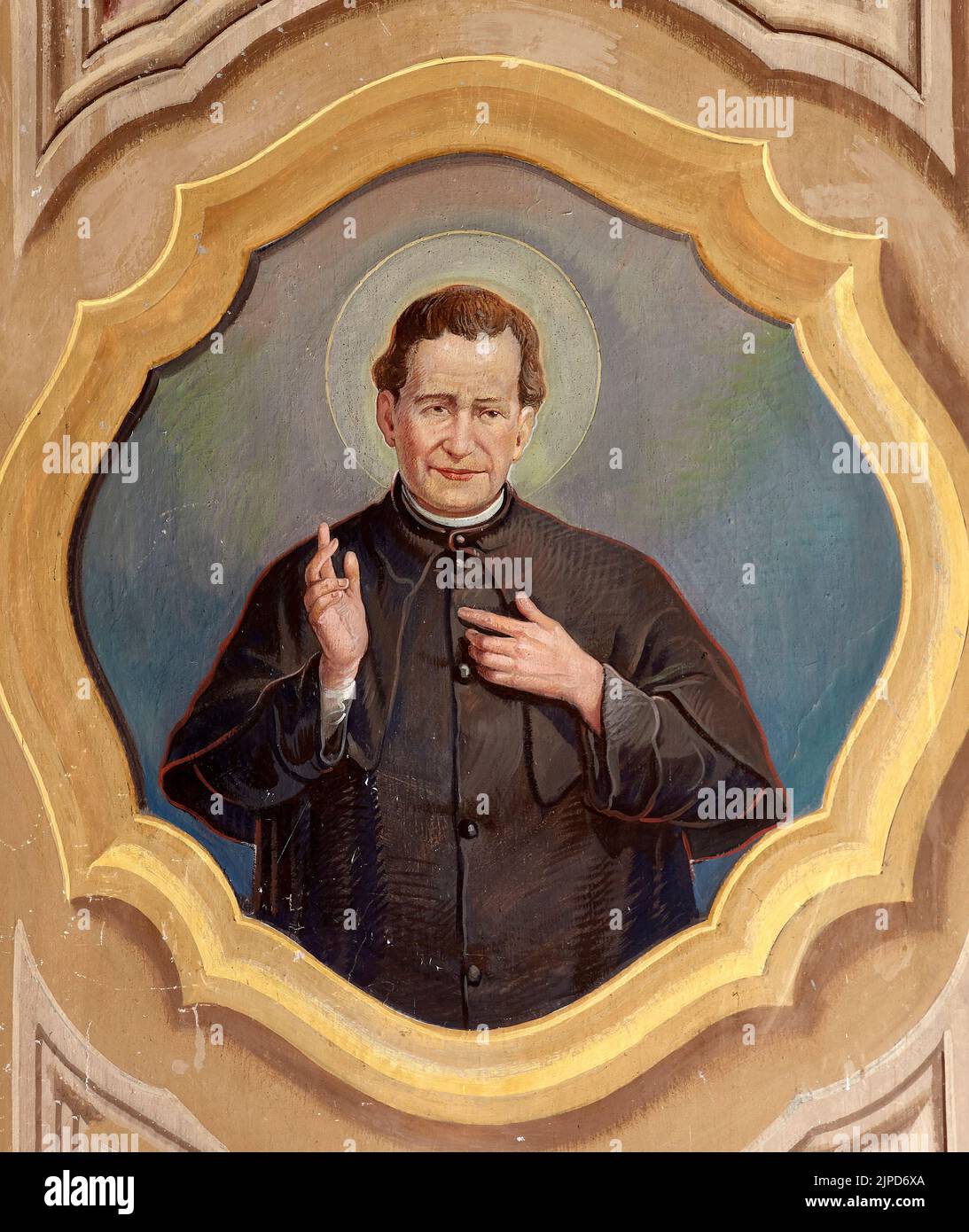 San Giovanni Bosco - affresco - Turildo Conconi - 1988 - Tovo S. Agata ... San Giovanni Bosco - affresco - Turildo Conconi - 1988 - Tovo S. Agata ...