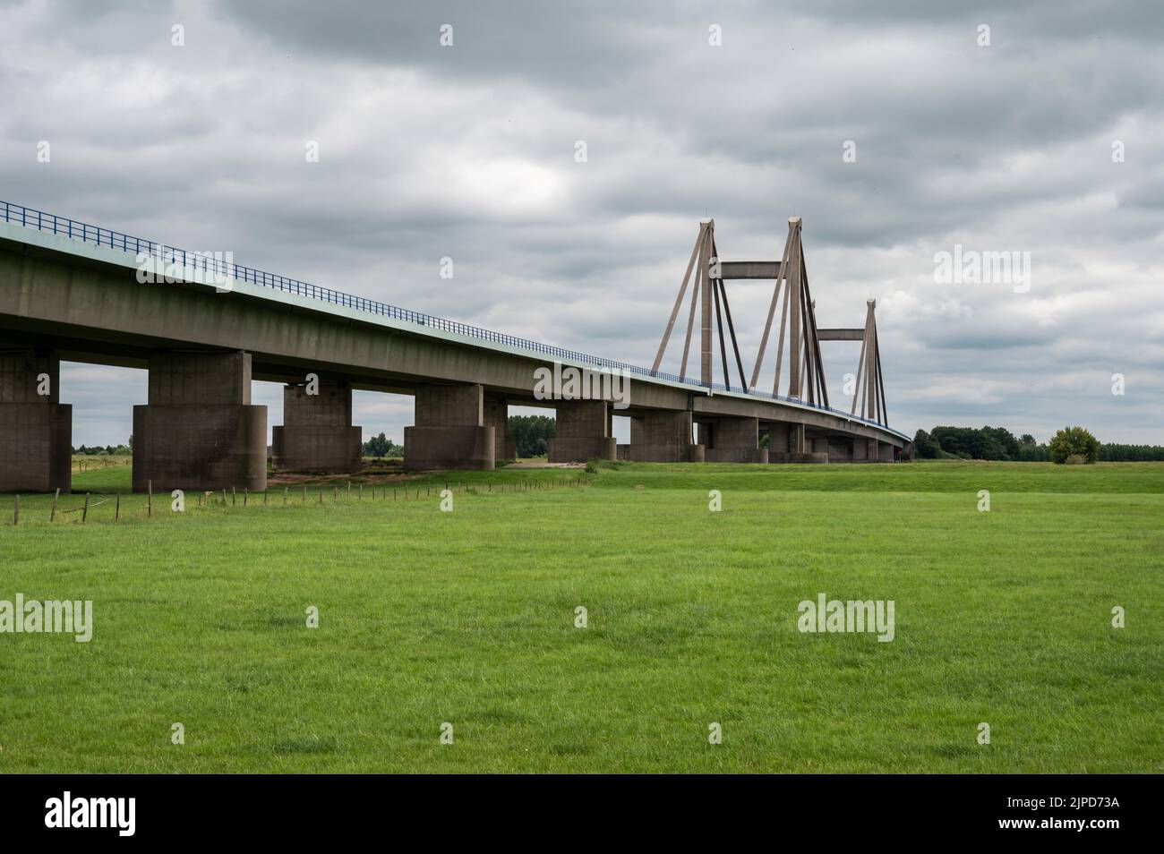 Tiel, Gelderland, The Netherlands, 07 14 2022 - Concrete suspension ...