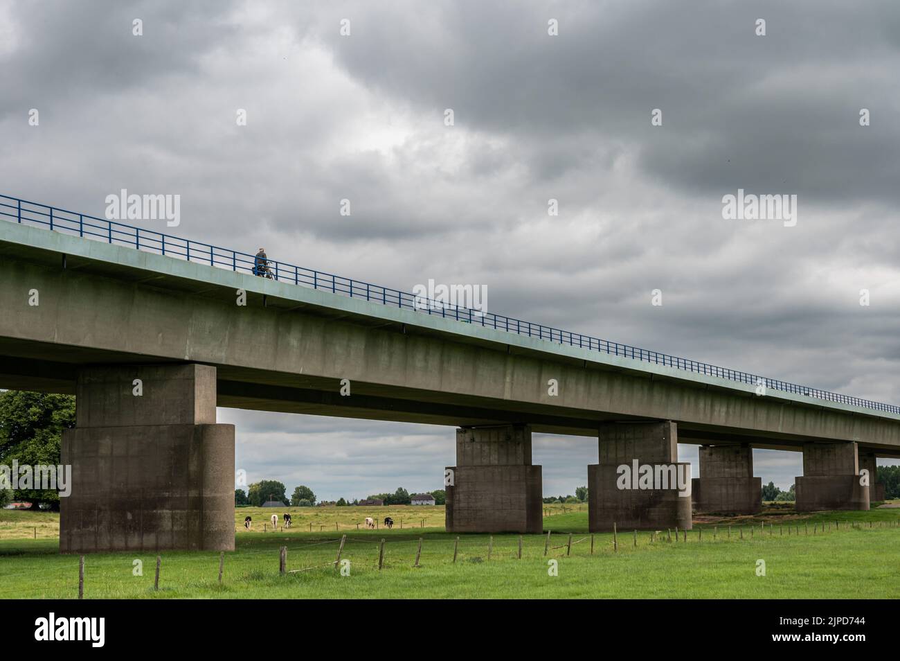 Tiel, Gelderland, The Netherlands, 07 14 2022 - Concrete suspension ...