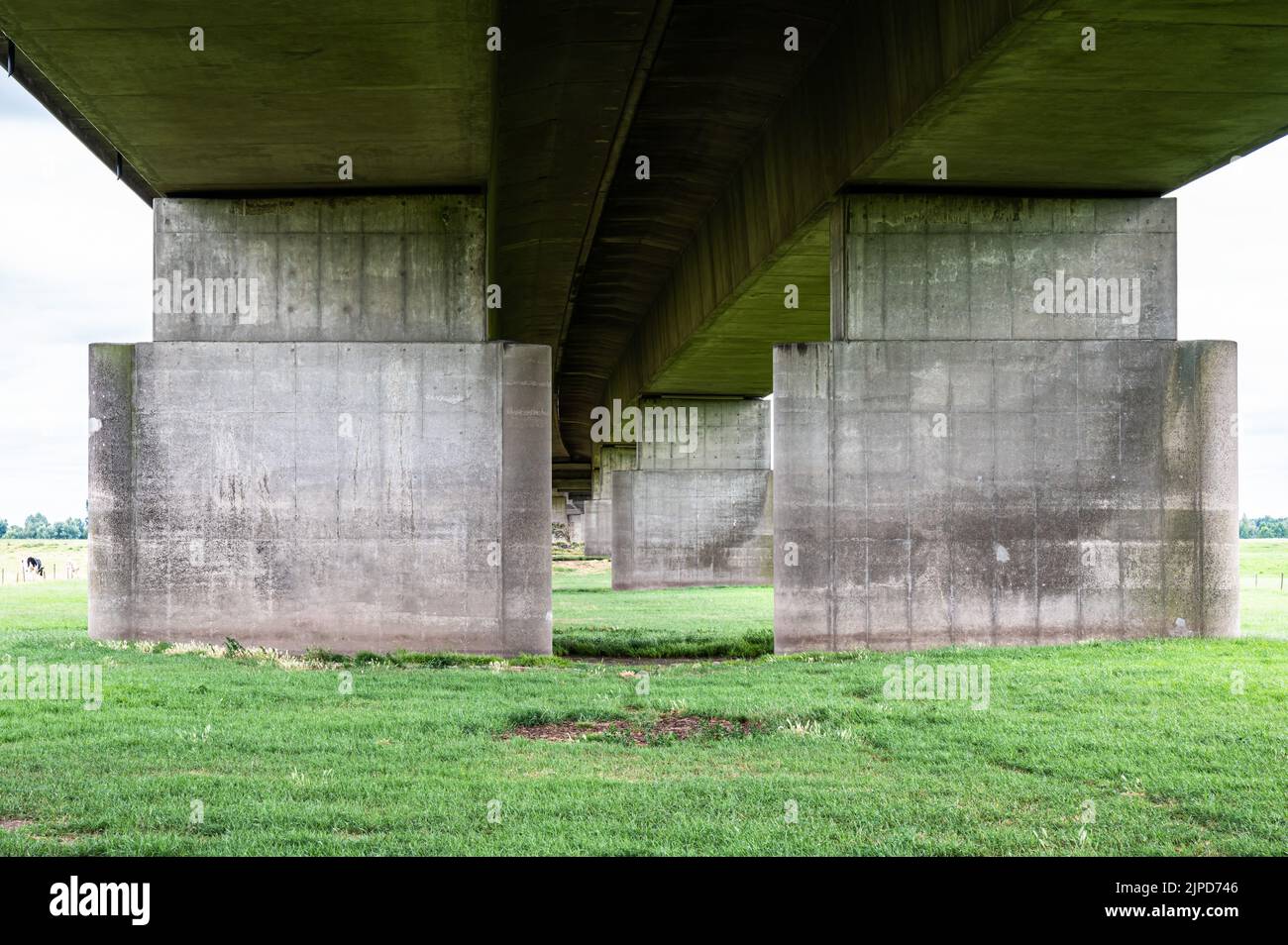 Tiel, Gelderland, The Netherlands, 07 14 2022 - Concrete suspension ...