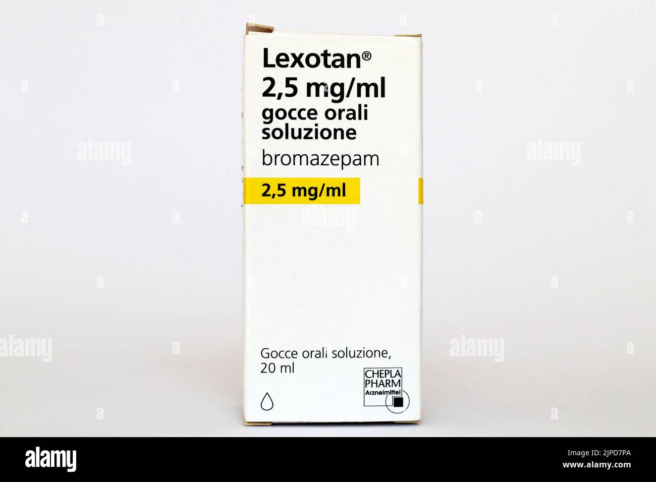 LEXOTAN Bromazepam, a benzodiazepine medicine. Medication used to treat ...