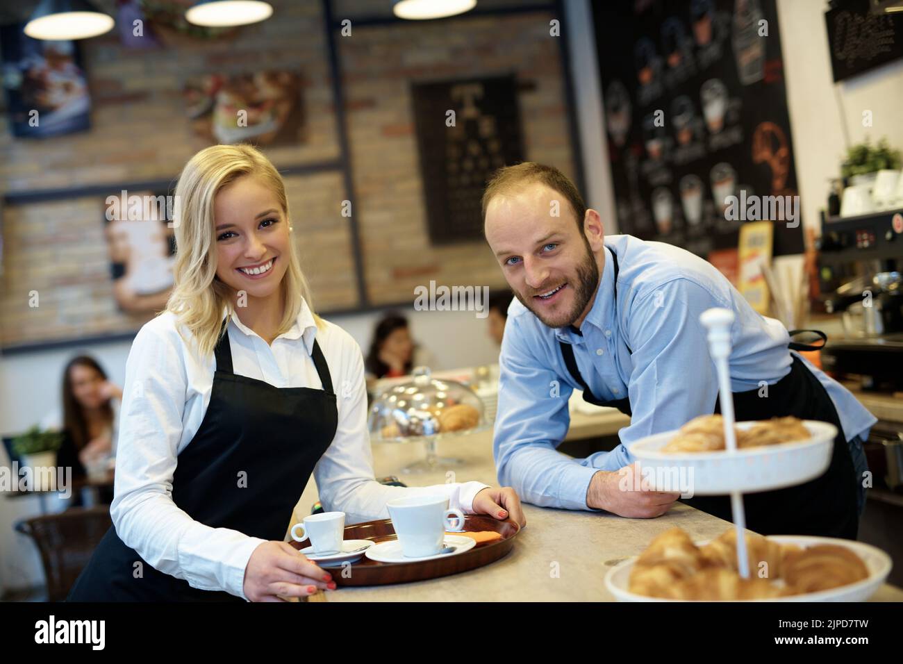 smiling, cafe, team, employees, smile, cafes, teams, employee Stock ...