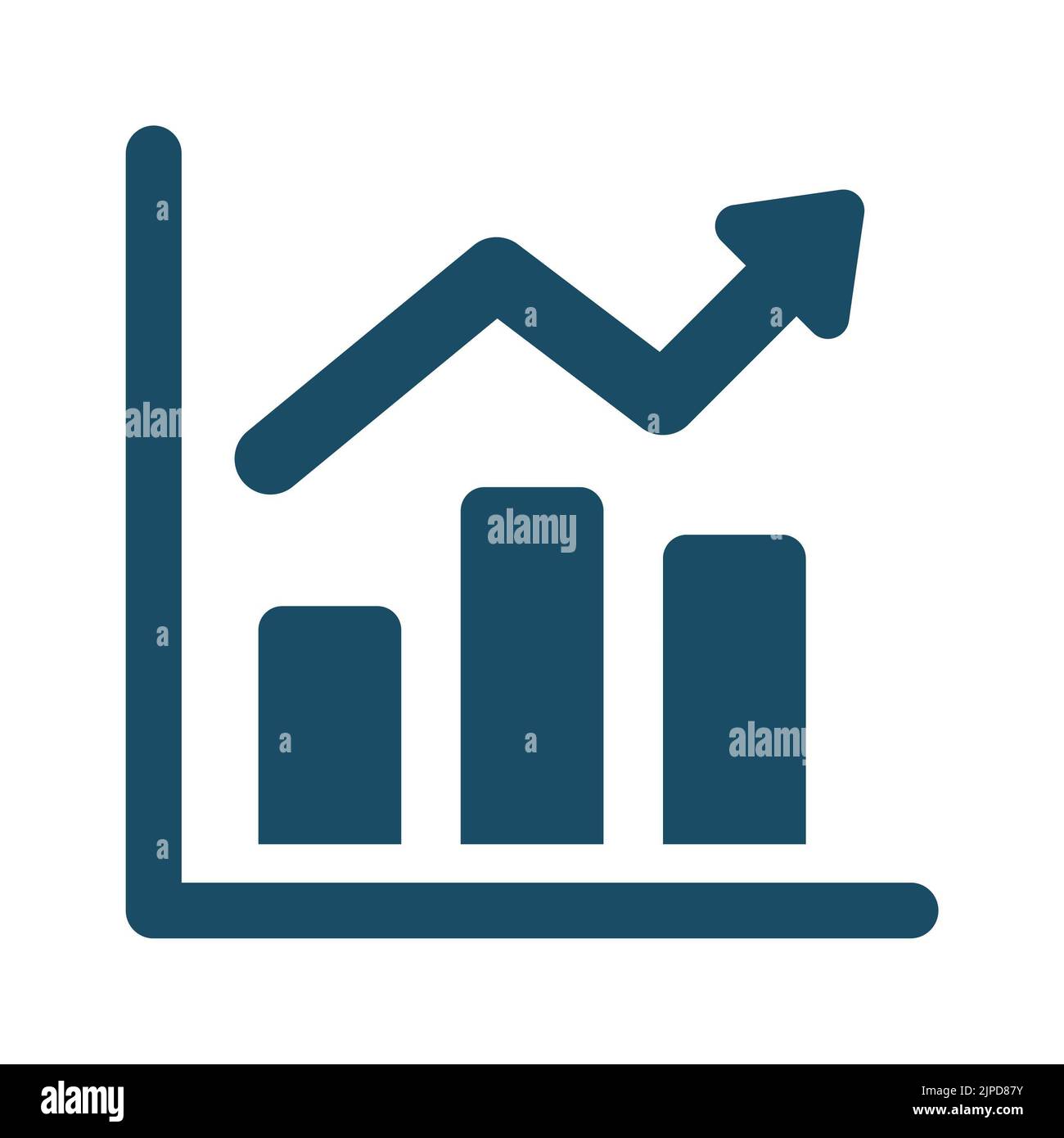 Pyramid graph blue flat hi-res stock photography and images - Alamy