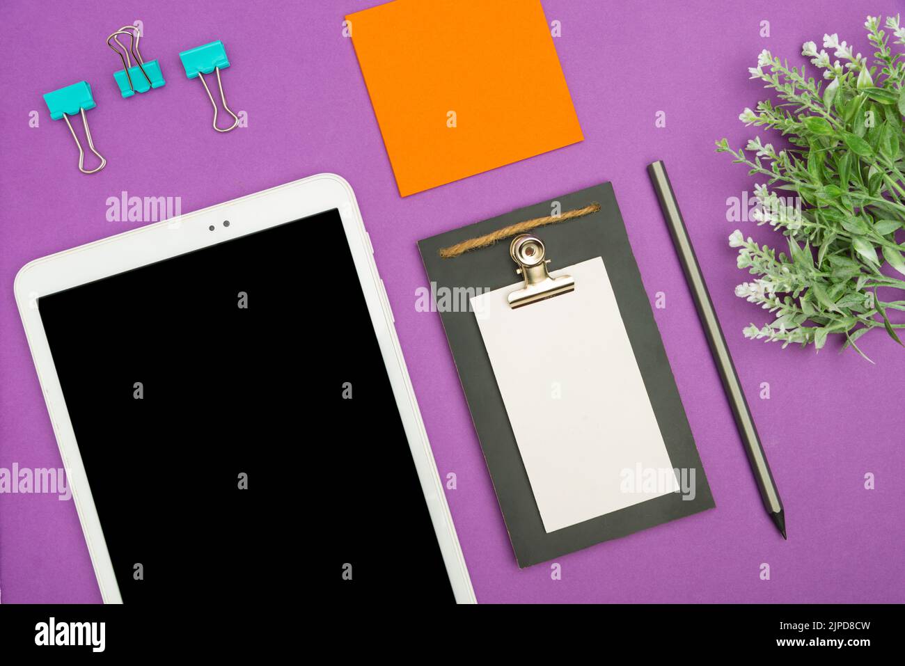 Colorful Office Supplies Bright Workplace Stuff Workshop Materials ...