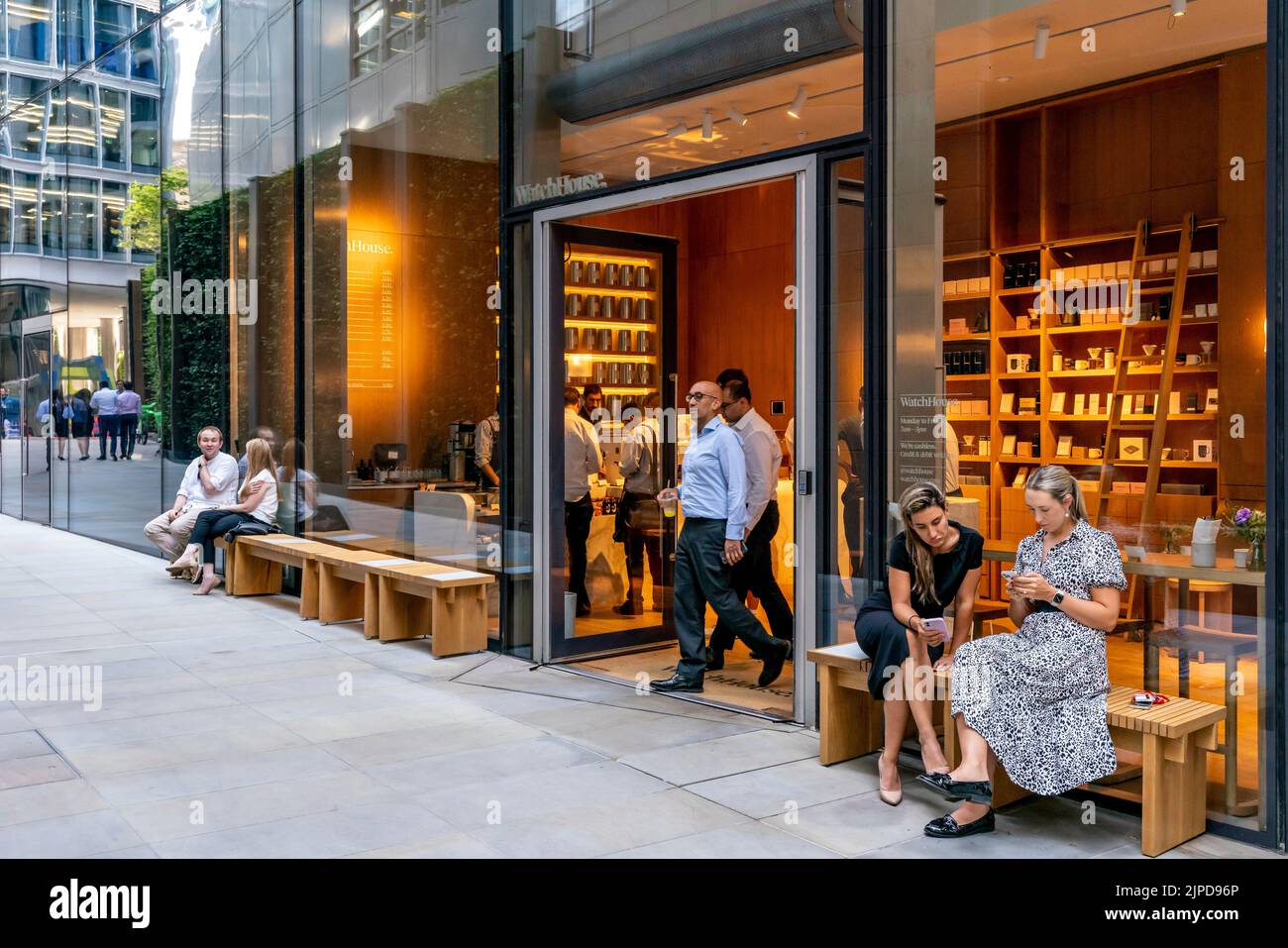 The Watch House Coffee Shop, St Mary Axe, The City Of London, London ...