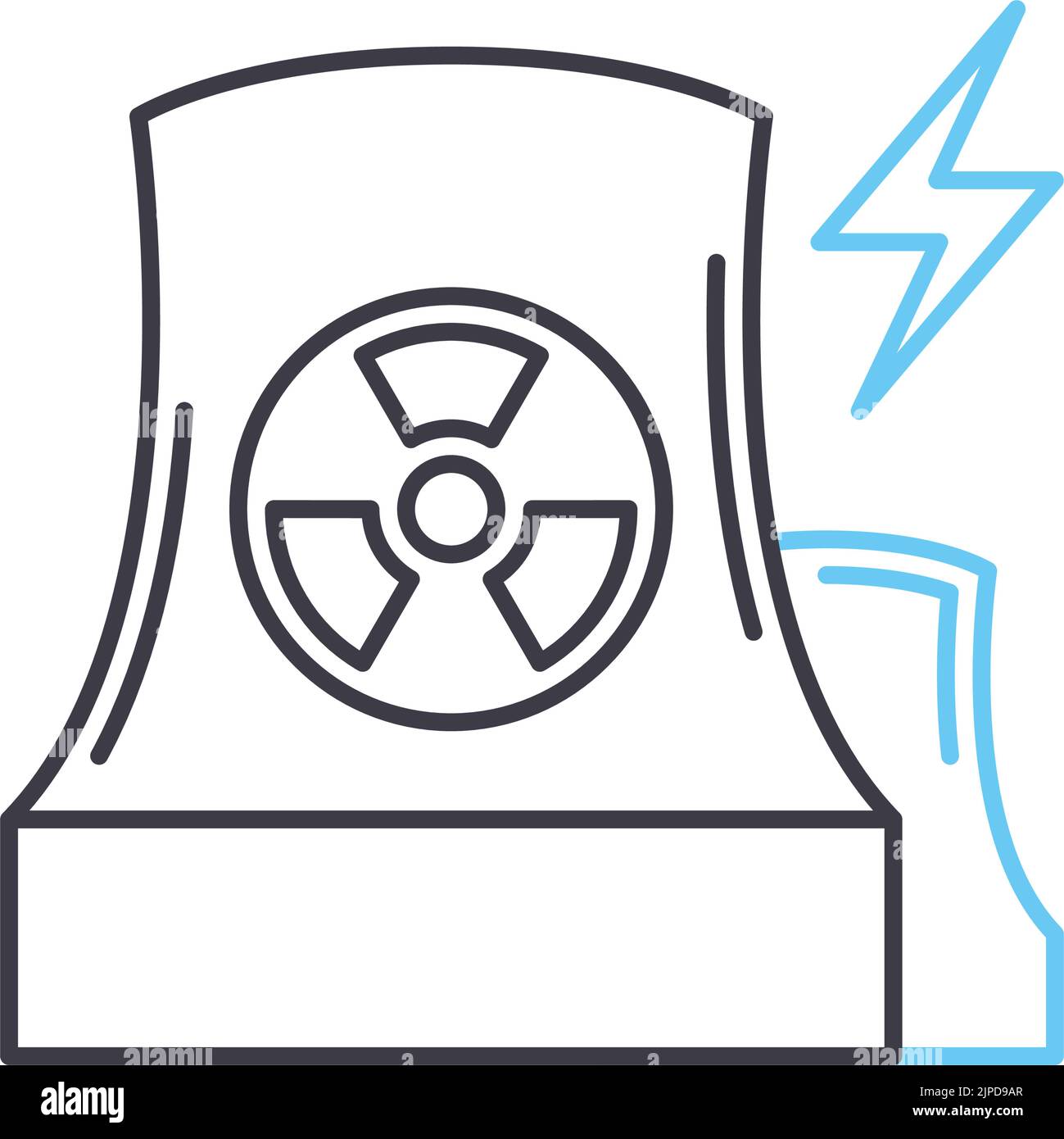 Nuclear power station Stock Vector Images - Alamy