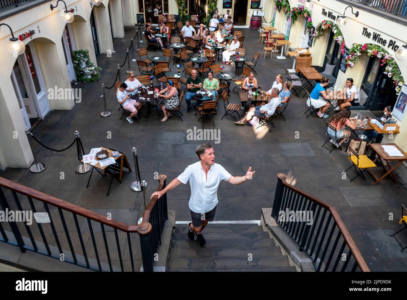 An Opera Singer Performs In The Covent Garden Piazza, Covent Garden ...