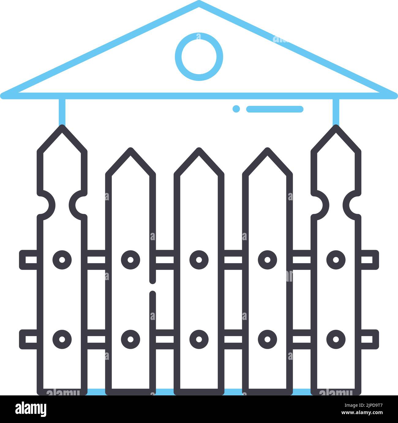 House Fence Clipart
