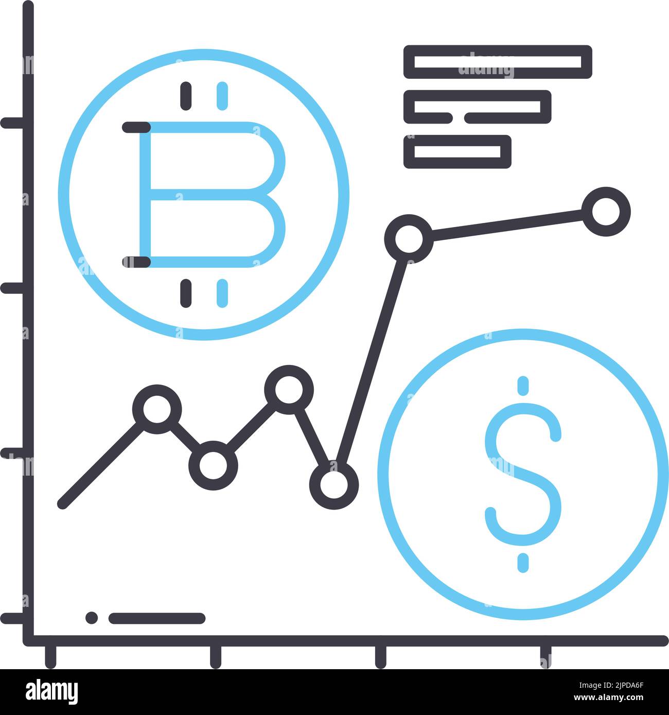 Crisis analysis icon simple Stock Vector Images - Alamy