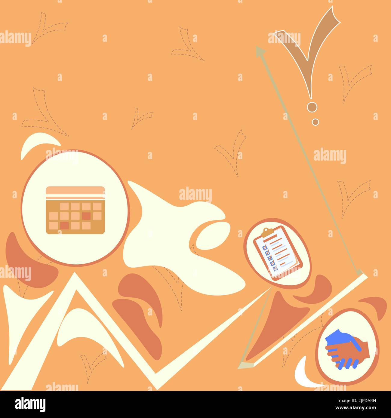 Hands Drawing In Handshake Position Showing Proper Greet Manner Stock ...