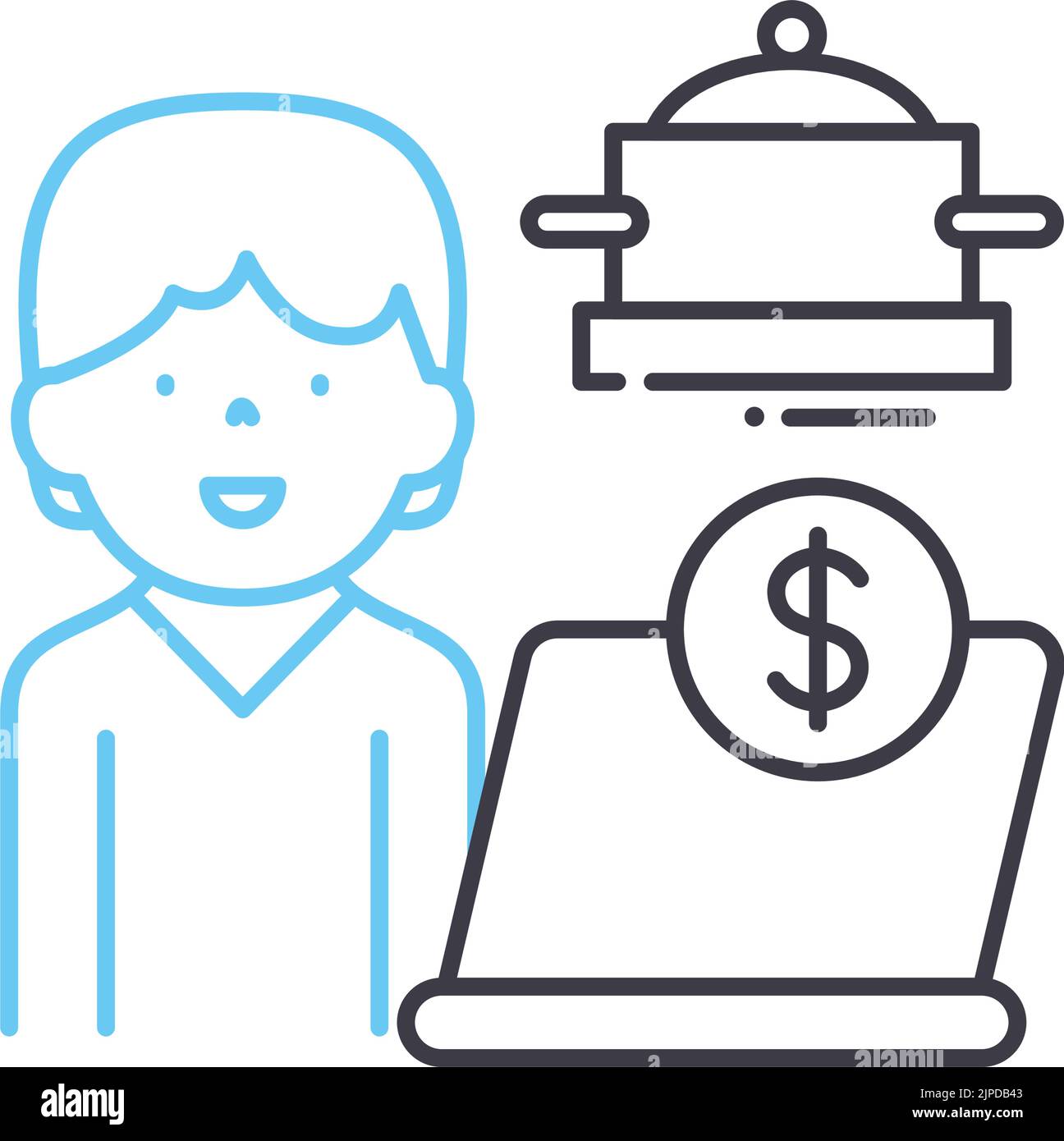 Workplace guy Stock Vector Images - Alamy