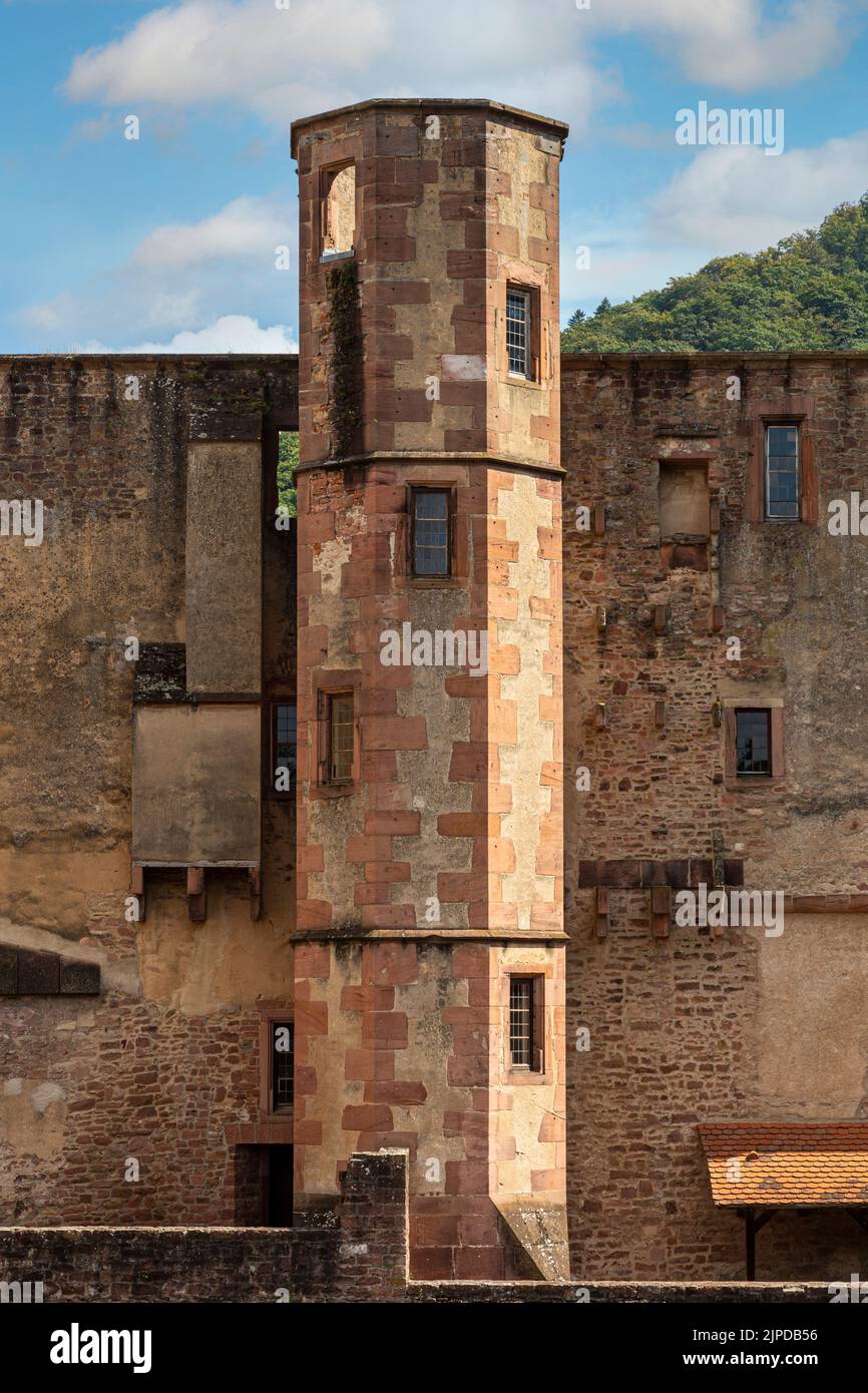 steeple, heidelberg castle, steeples, tower, heidelberg castles Stock ...