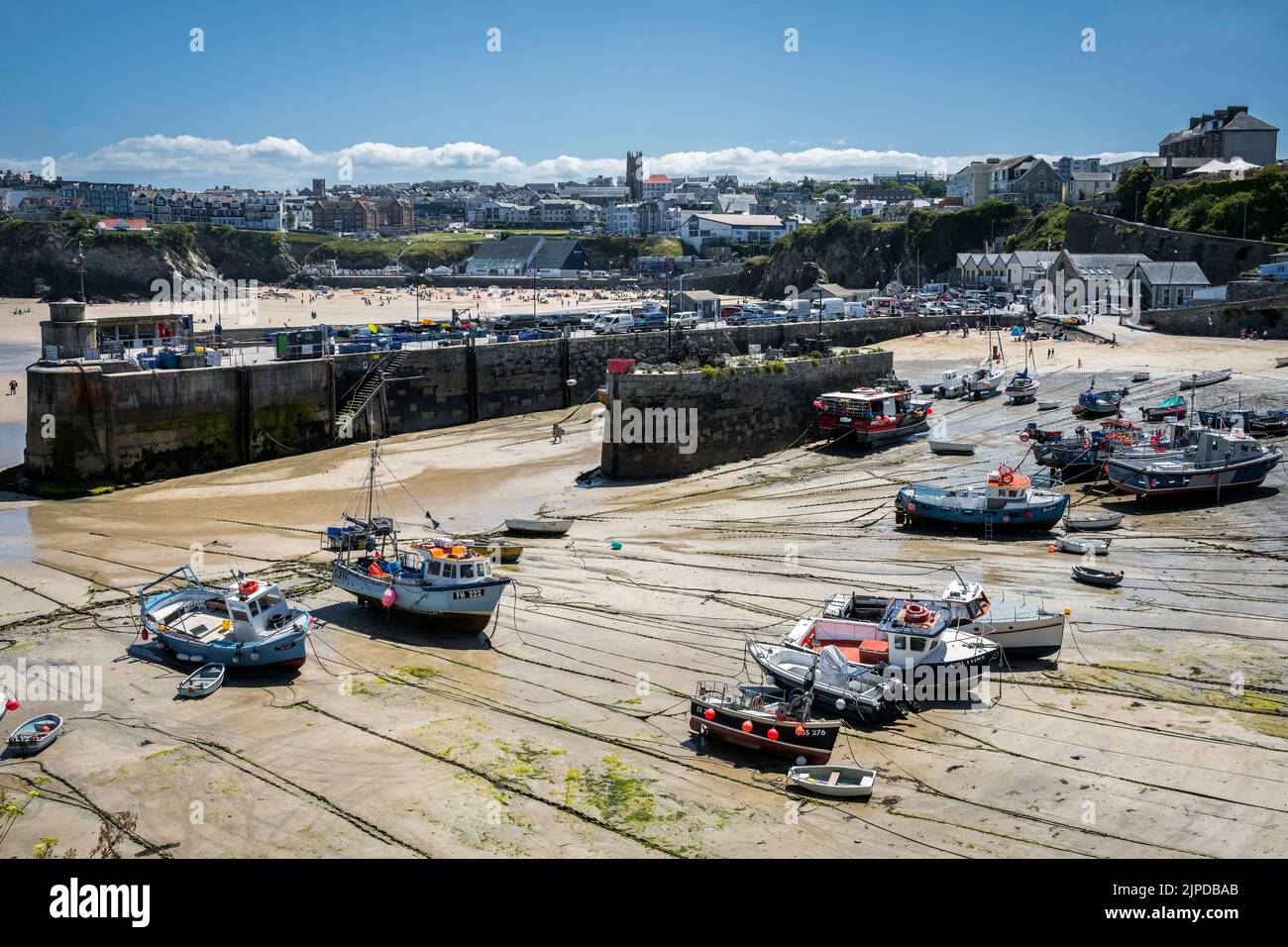 Newquay Harbour, Cornwall, UK Stock Photo - Alamy