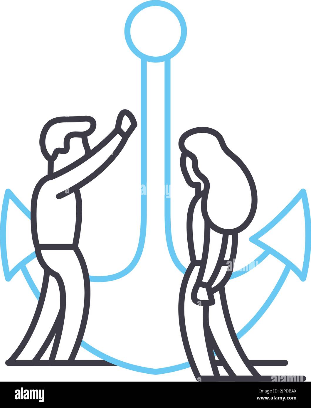 leadership skills line icon, outline symbol, vector illustration ... leadership skills line icon, outline symbol, vector illustration ...