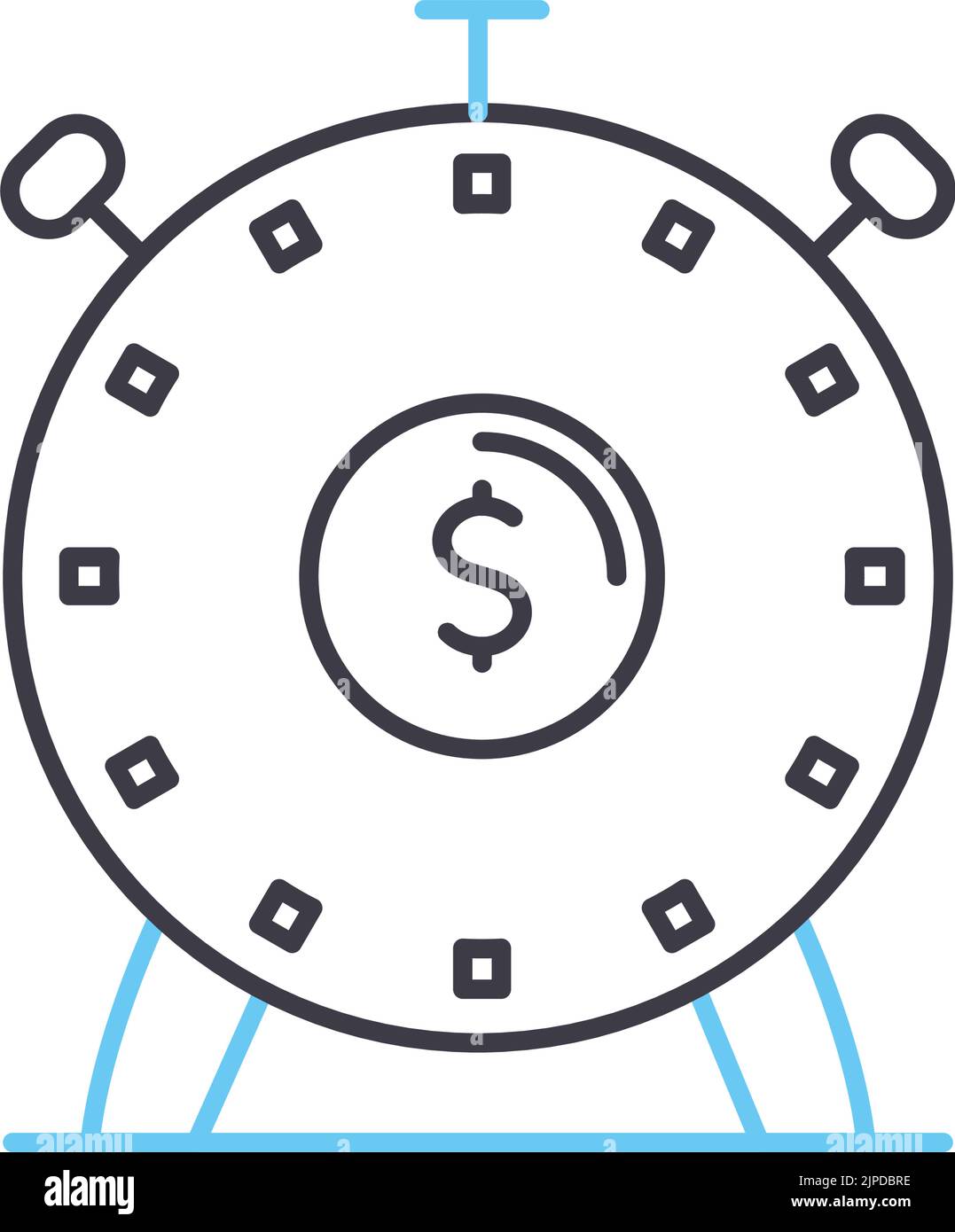 Instant Money Line Icon Outline Symbol Vector Illustration Concept