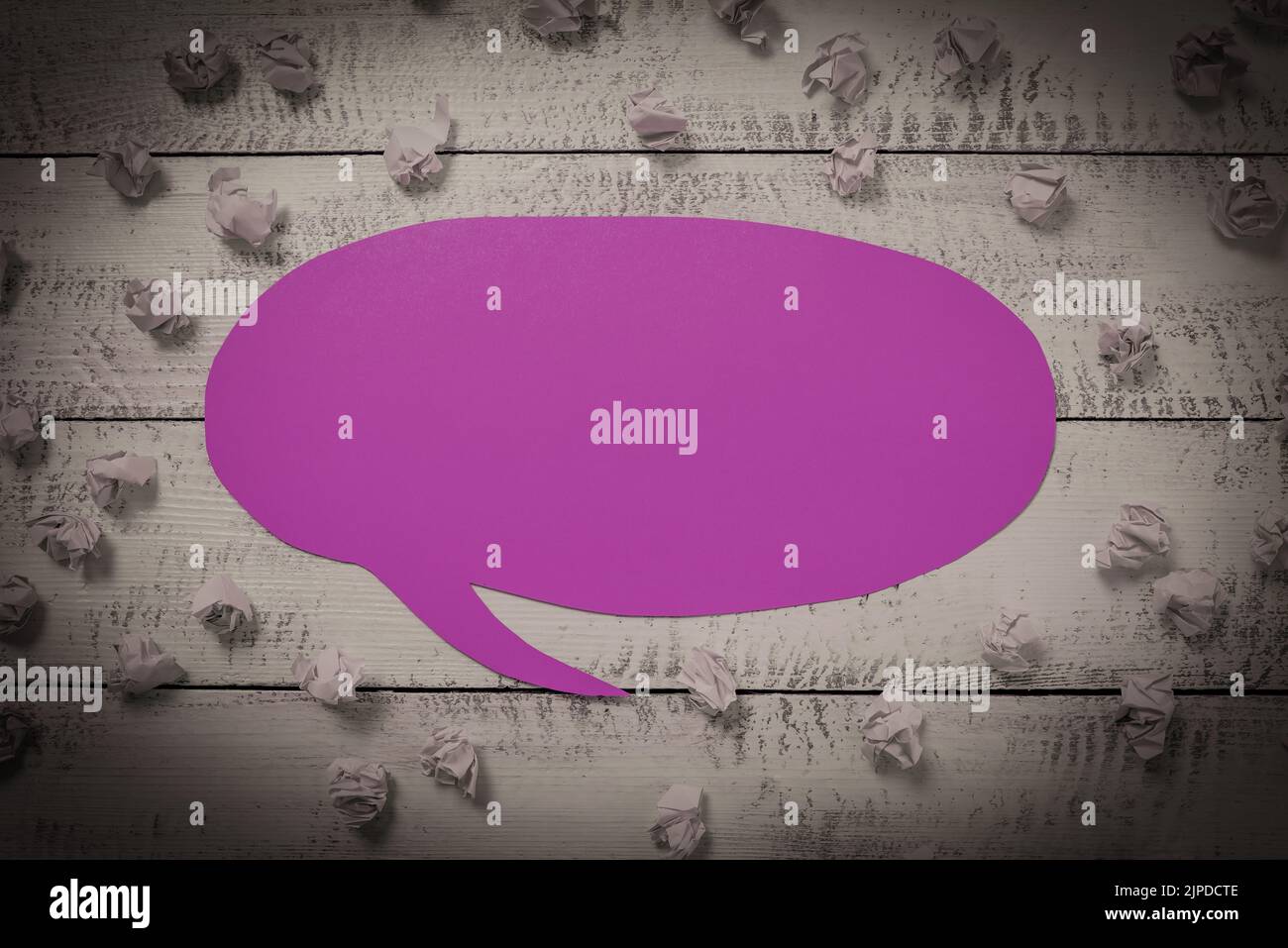 Speech Bubble With Important Information Placed In Front Of Net Stock ...